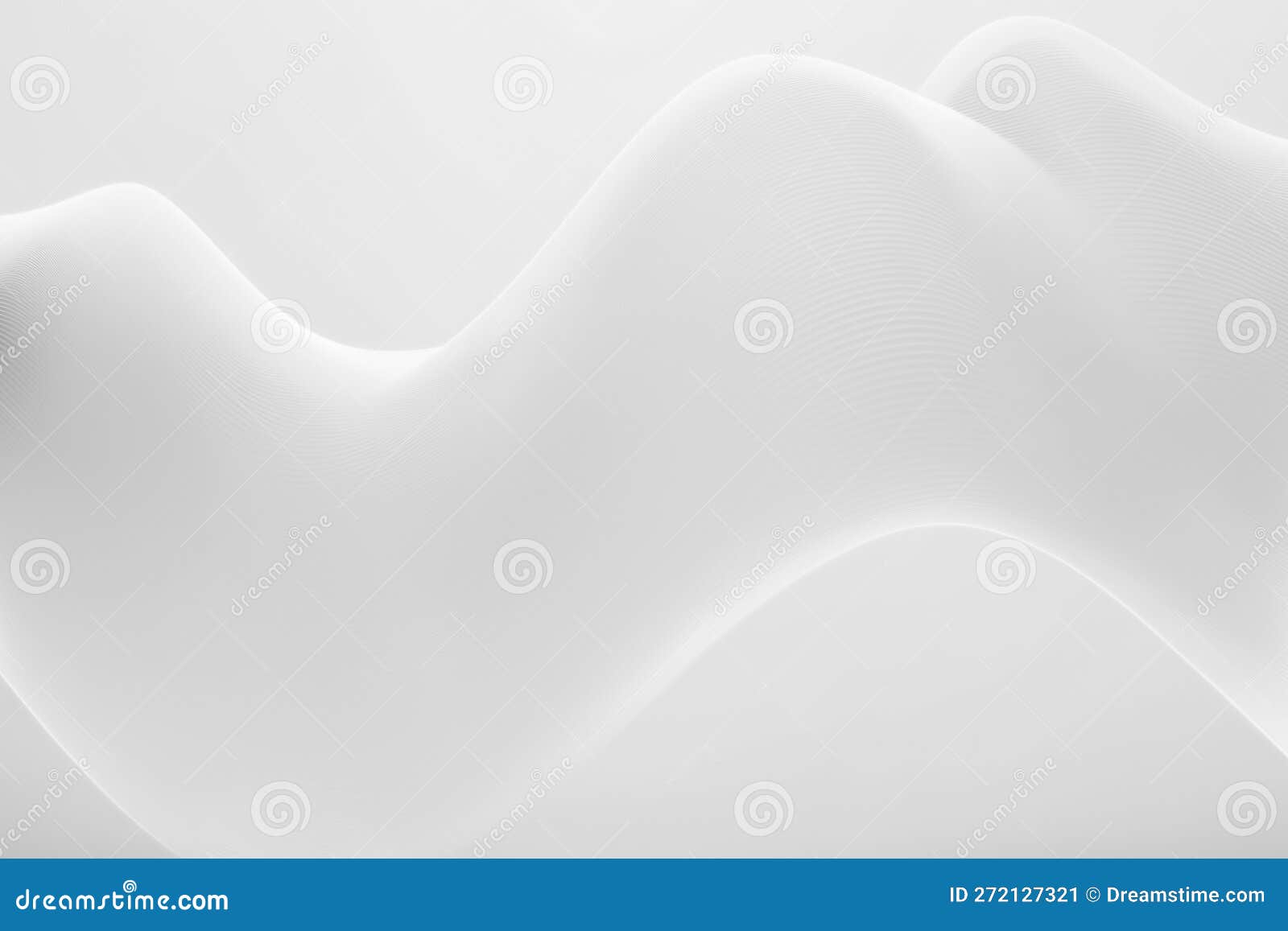 White Background with 3D Wave Effect Stock Illustration - Illustration ...