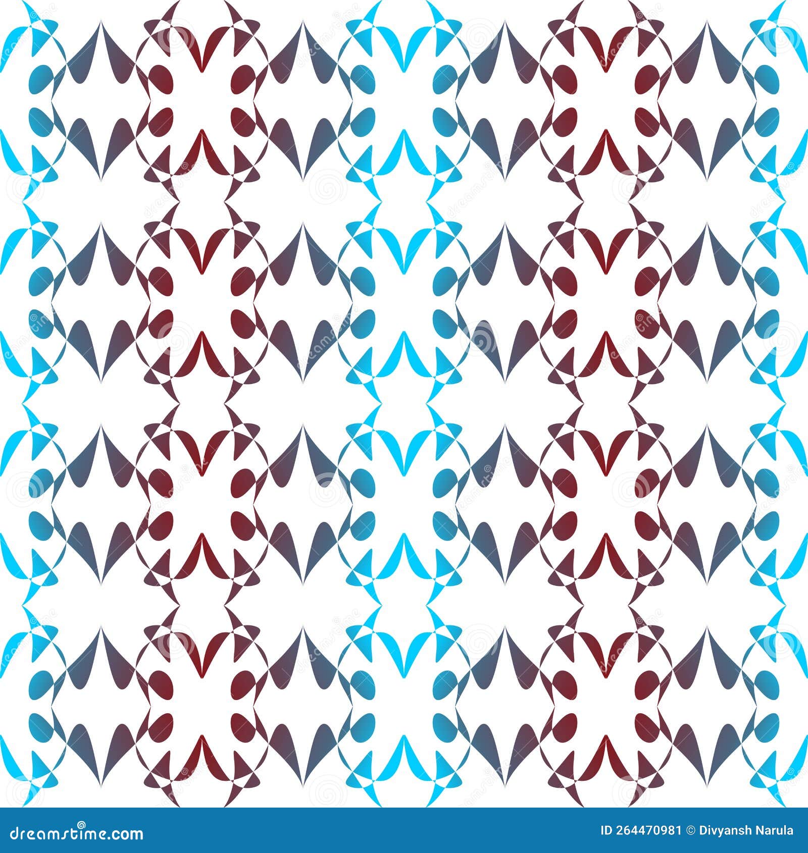 Three Colour Seamless Design Stock Illustration - Illustration of ...