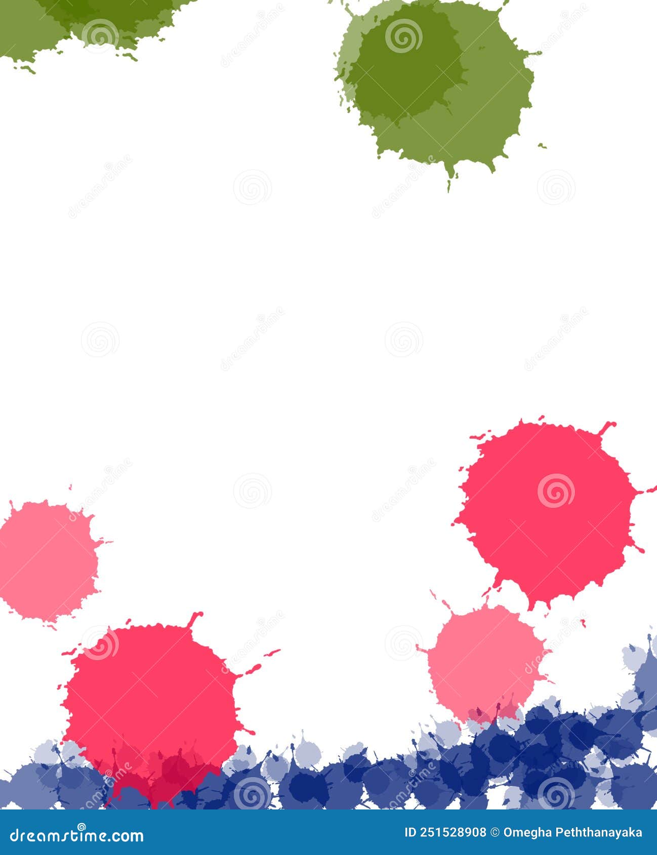 White Background Design With Some Paint Dots Royalty-Free Stock Image ...