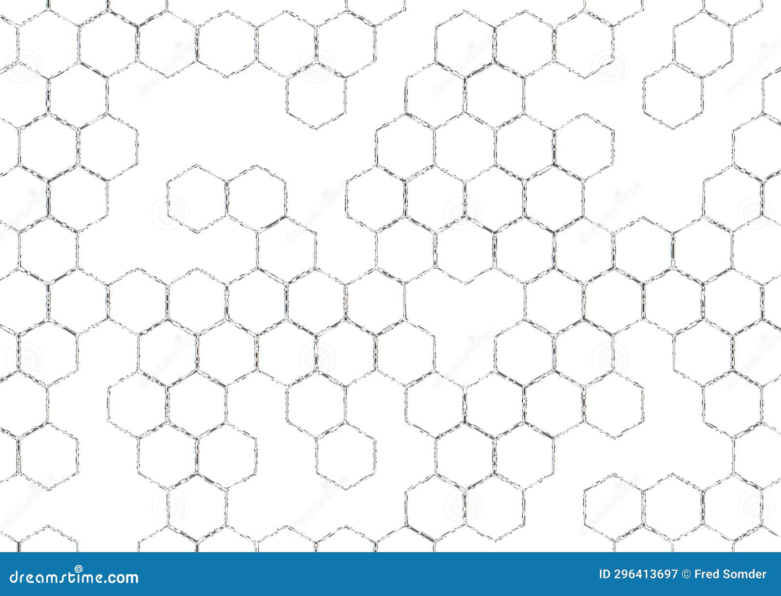 White Background Hexagonal Pattern and Style Border Stock Illustration ...