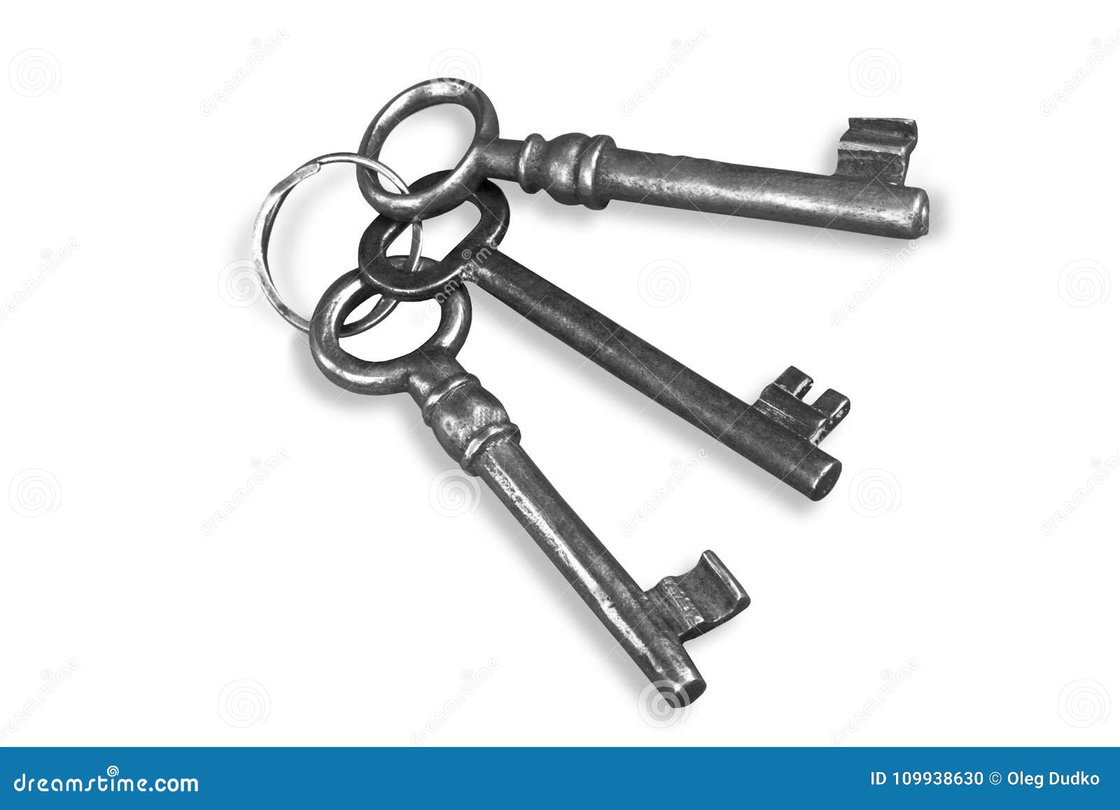 Close Up of Keys on White Background Stock Photo - Image of door ...