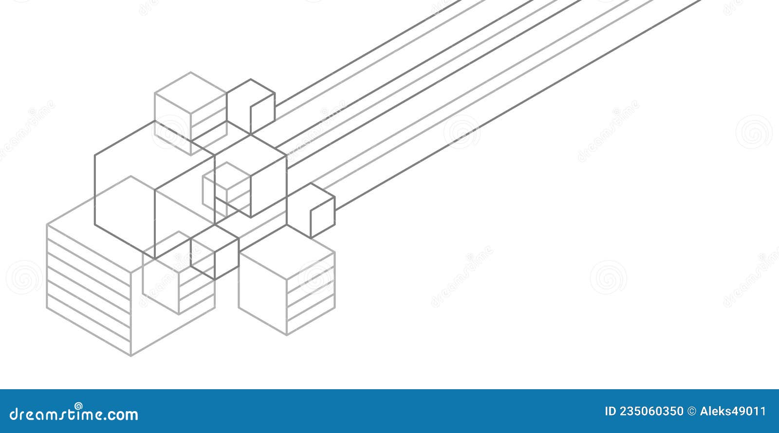 White Background of Lines.Geometry of Squares.Line Art.Vector ...