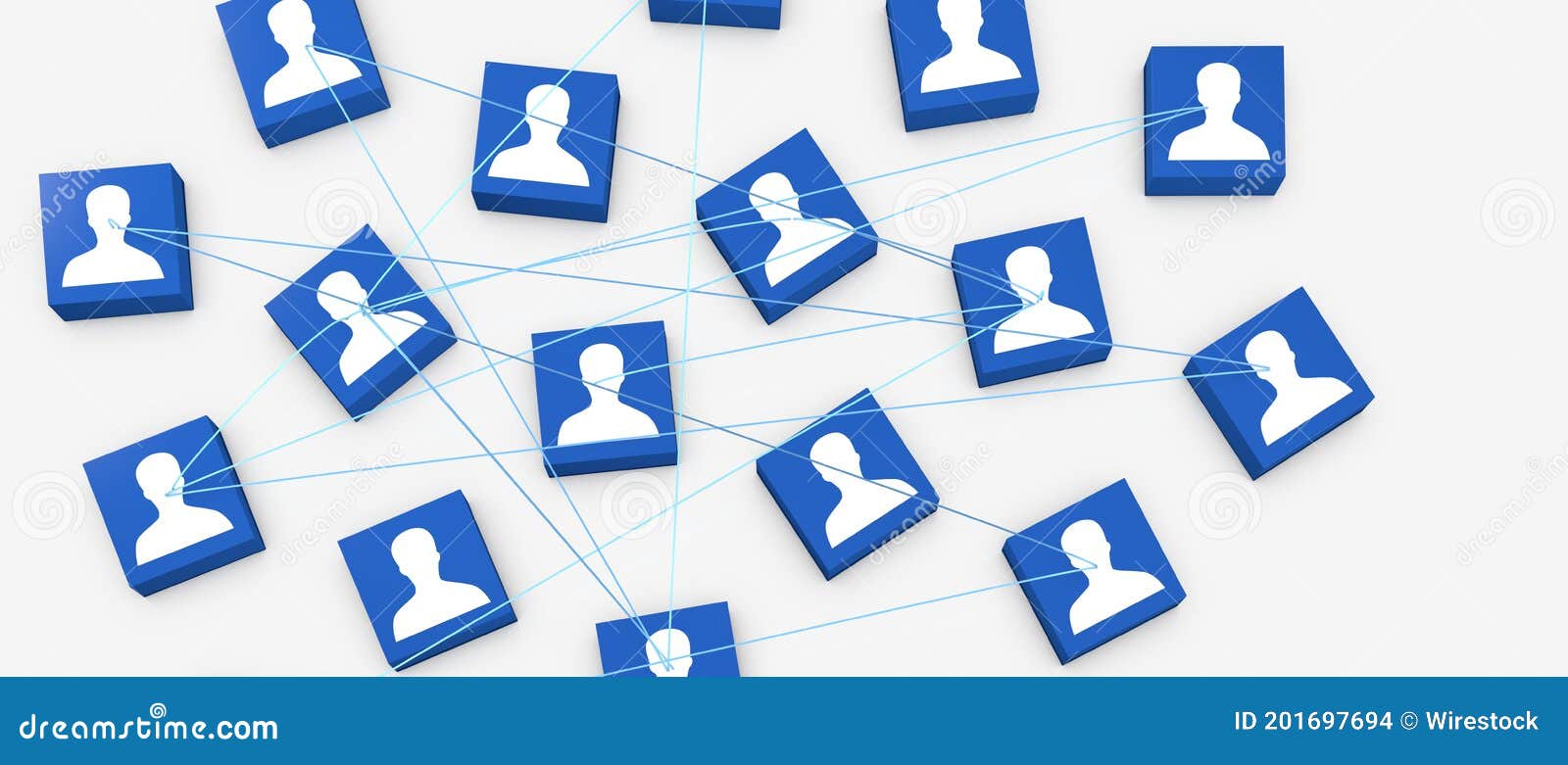 White Background with the Network Communication Concept Stock Photo ...