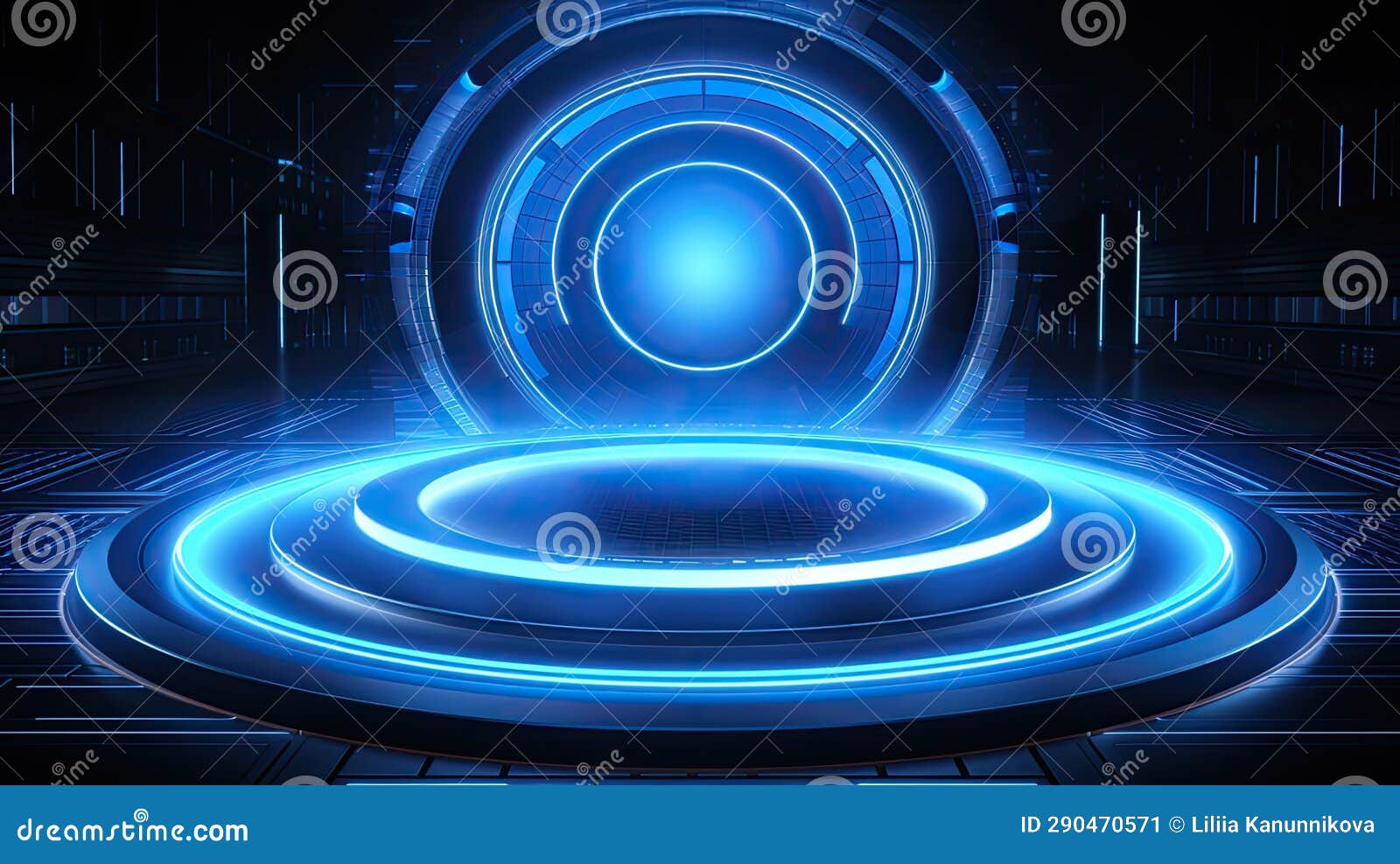 A White Background with a Perfectly Centered Abstract Circle ...