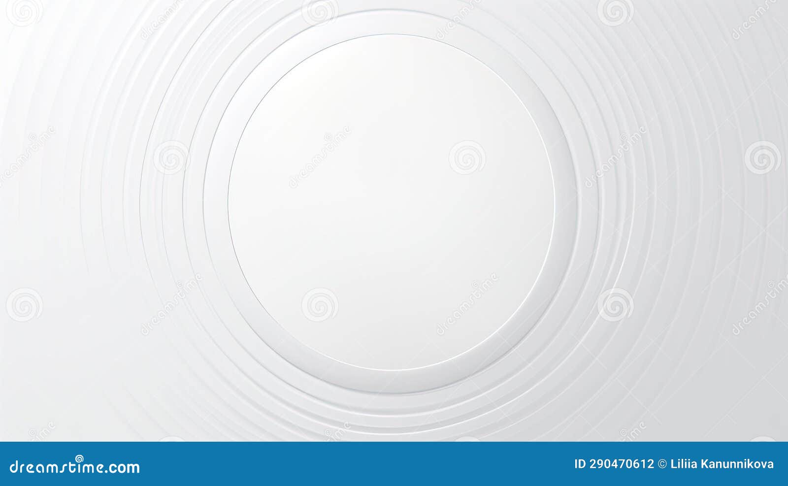 A White Background with a Perfectly Centered Abstract Circle ...