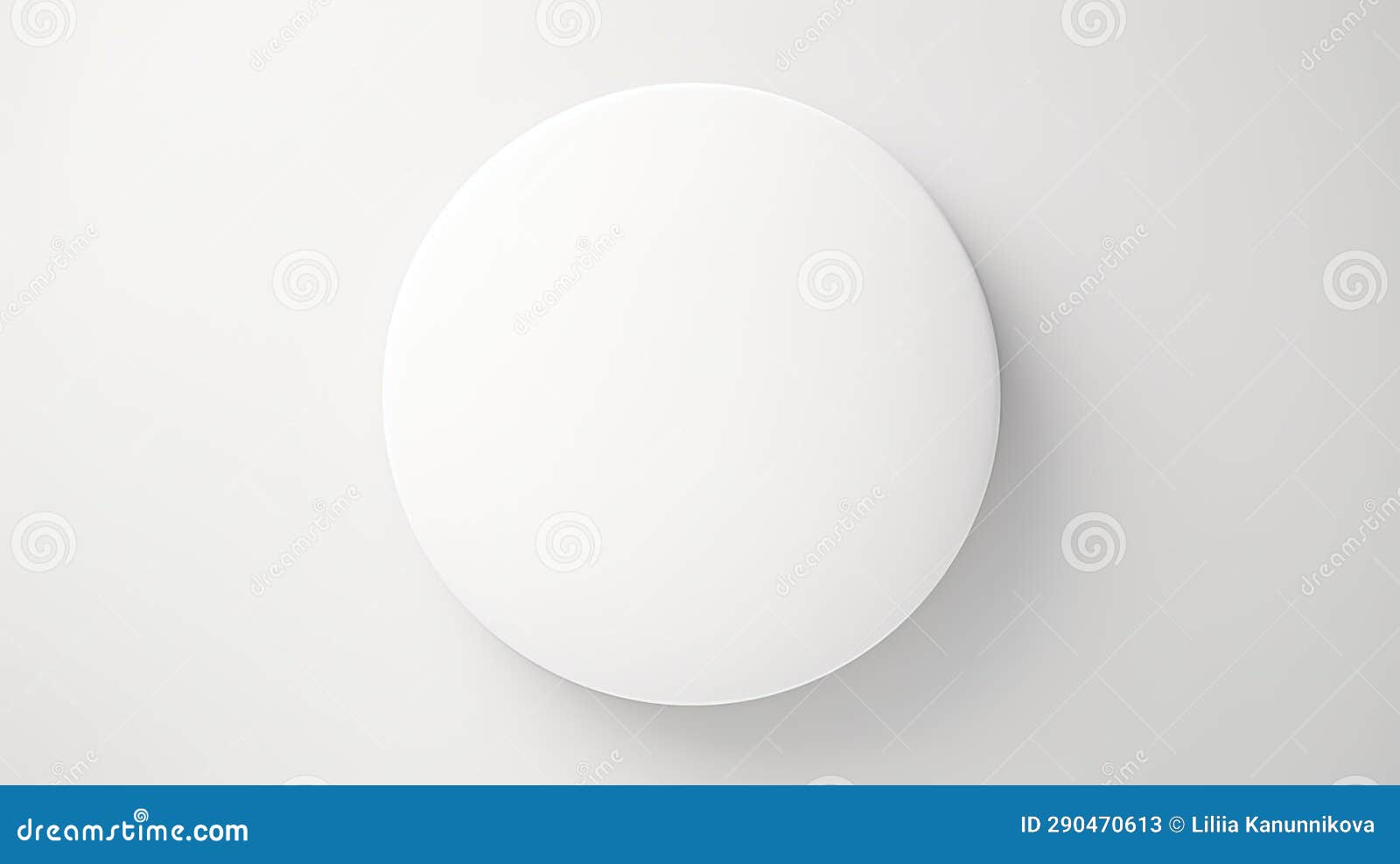 A White Background with a Perfectly Centered Abstract Circle ...