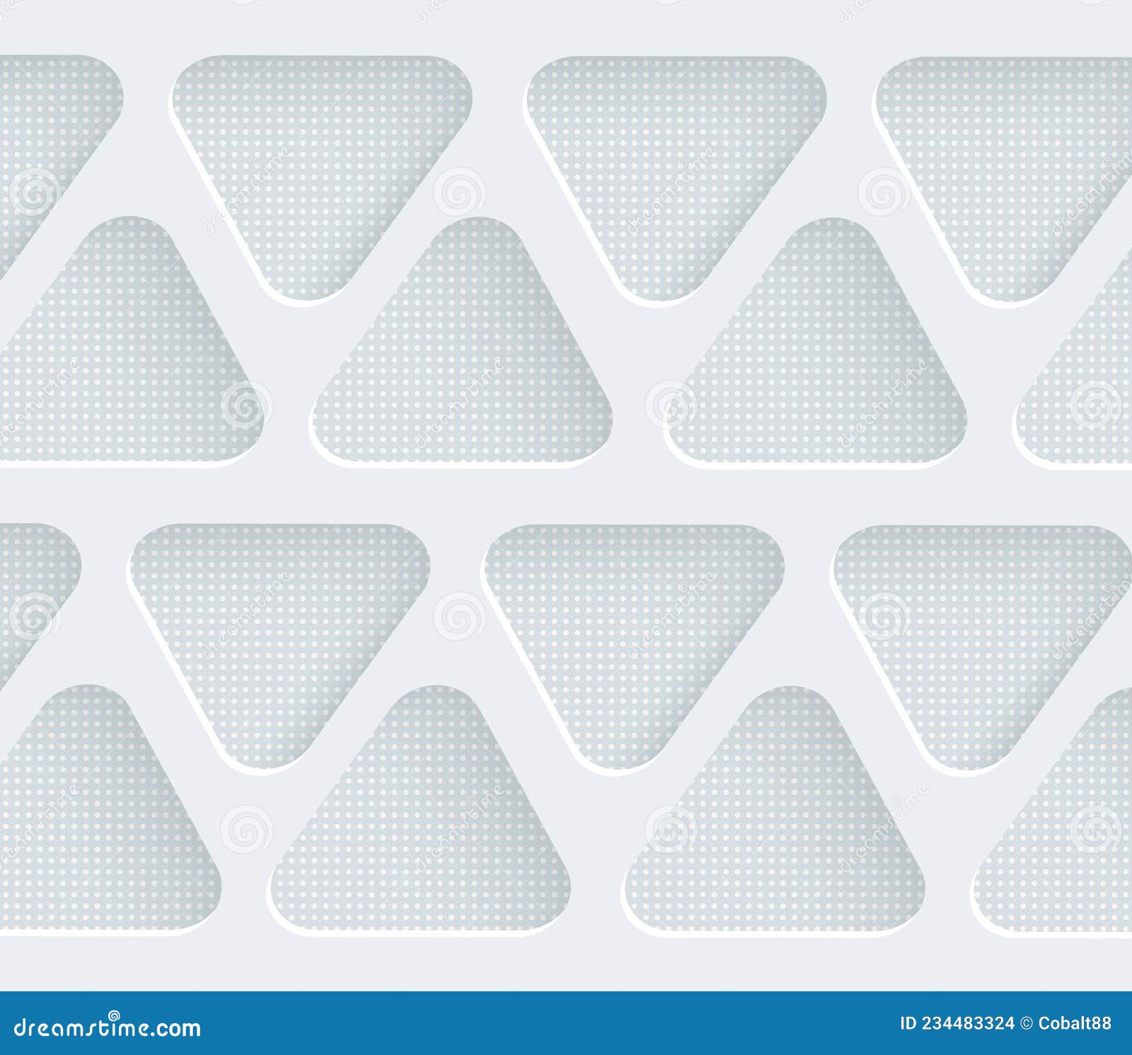 White Background with Perforated Abstract Pattern Stock Vector ...