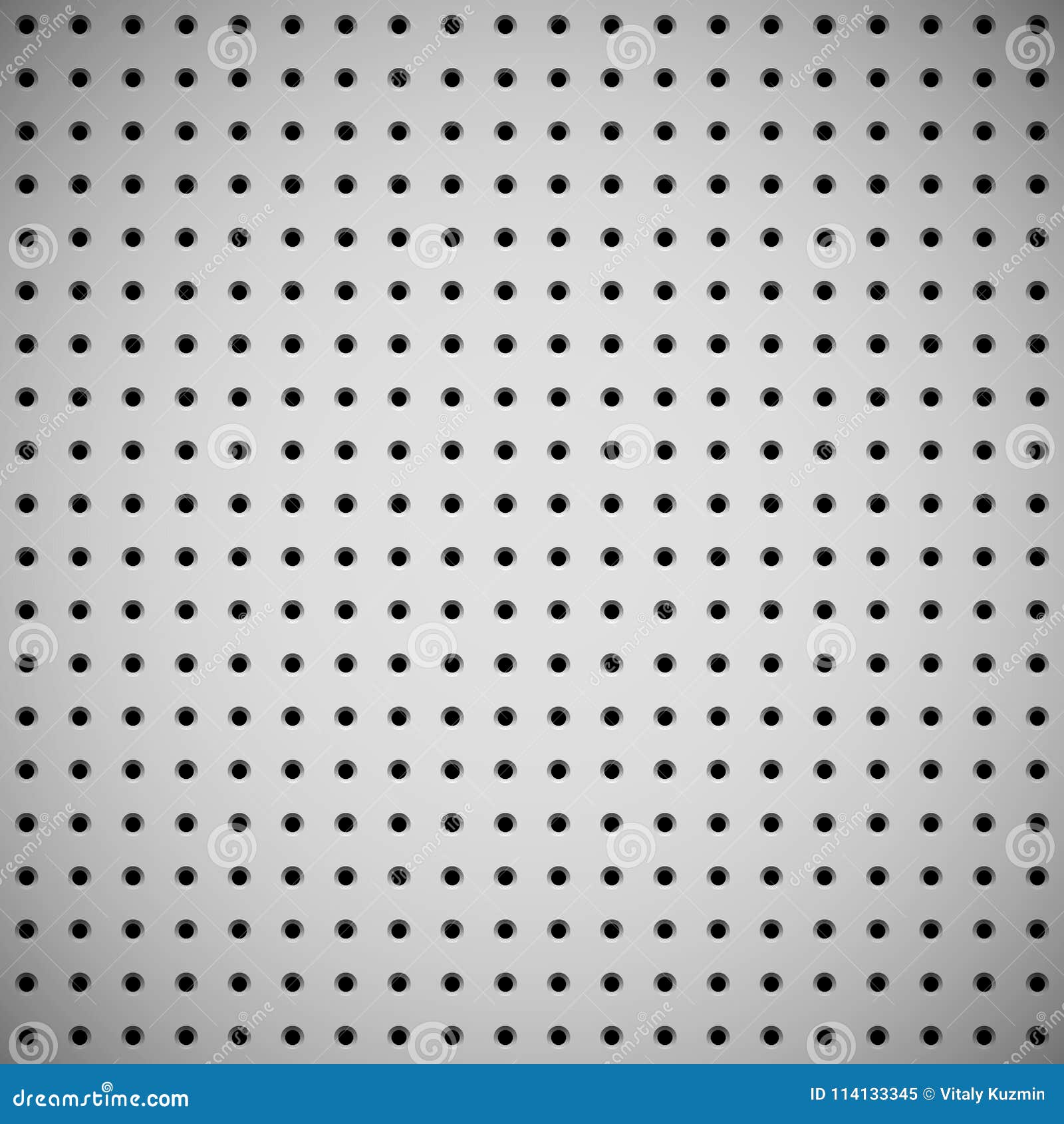 White Background with Perforated Pattern Stock Vector - Illustration of ...