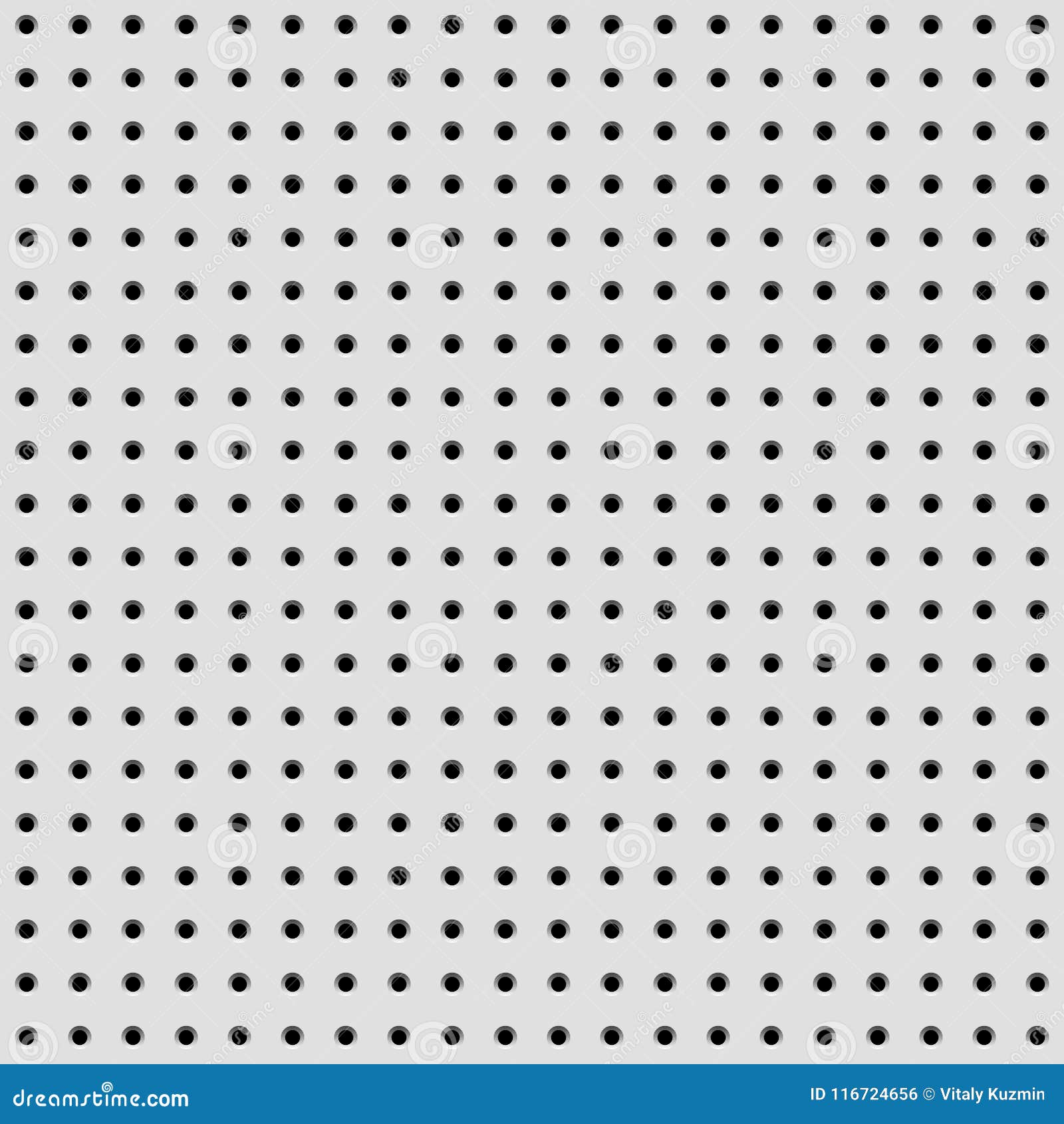 White Background with Perforated Pattern Stock Vector - Illustration of ...