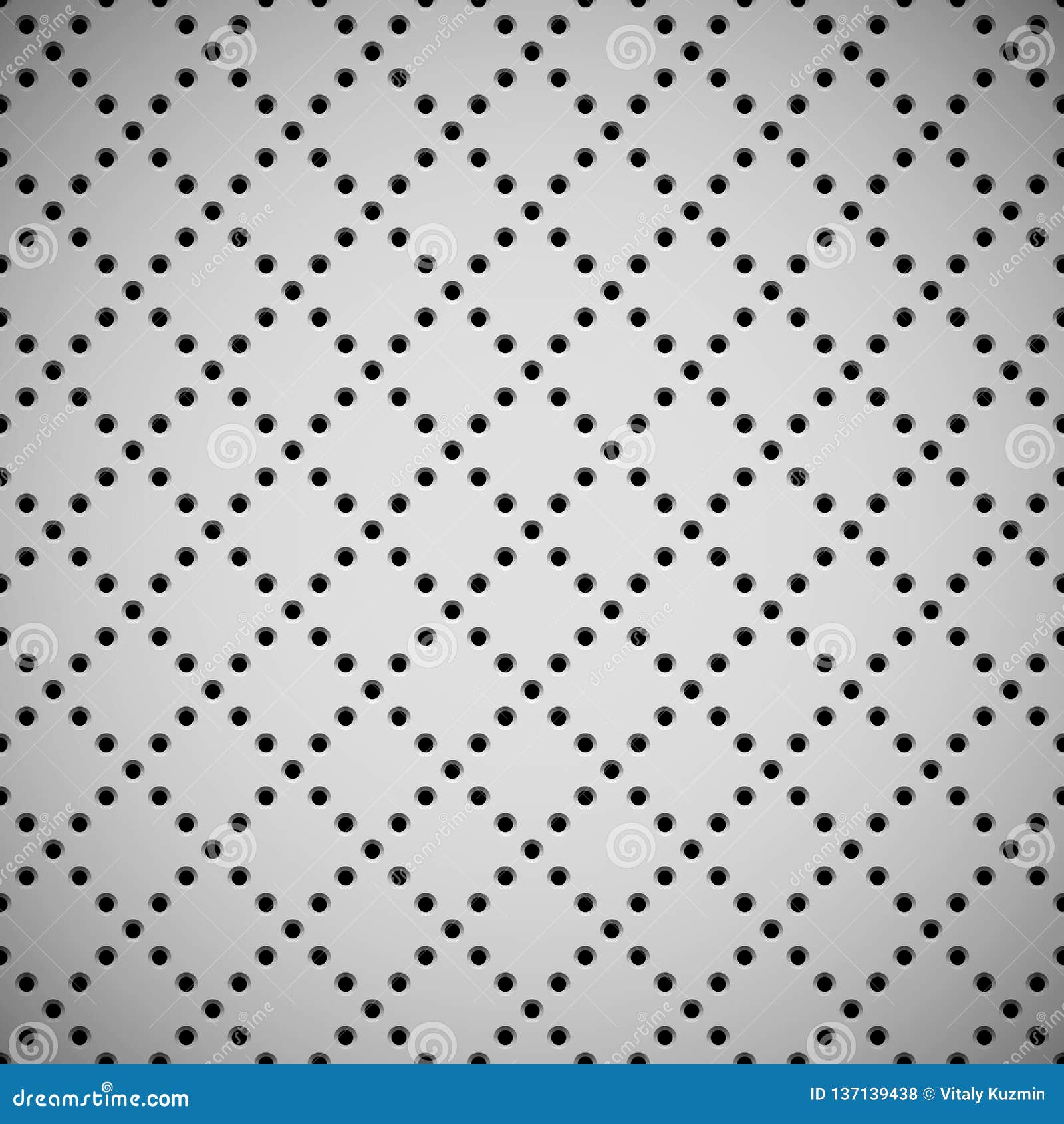 White Background with Perforated Pattern Stock Vector - Illustration of ...