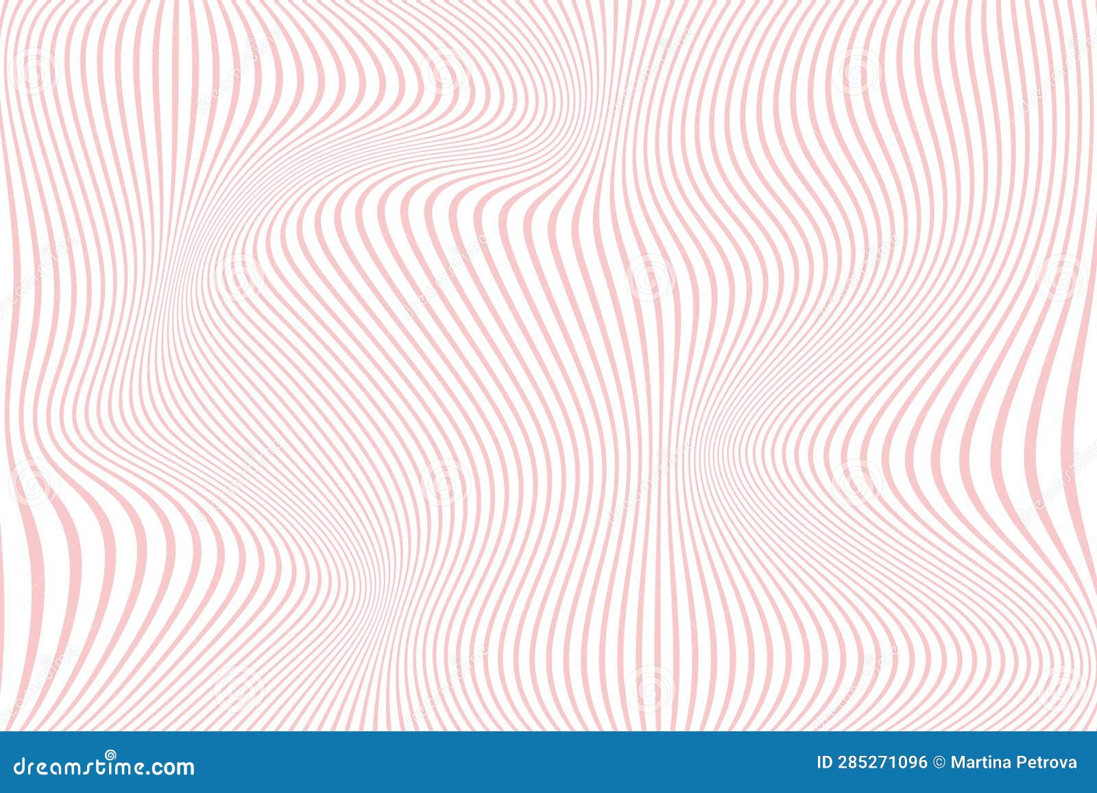 White Background with Pink Wavy Lines, Technical Asymmetrical Pattern ...