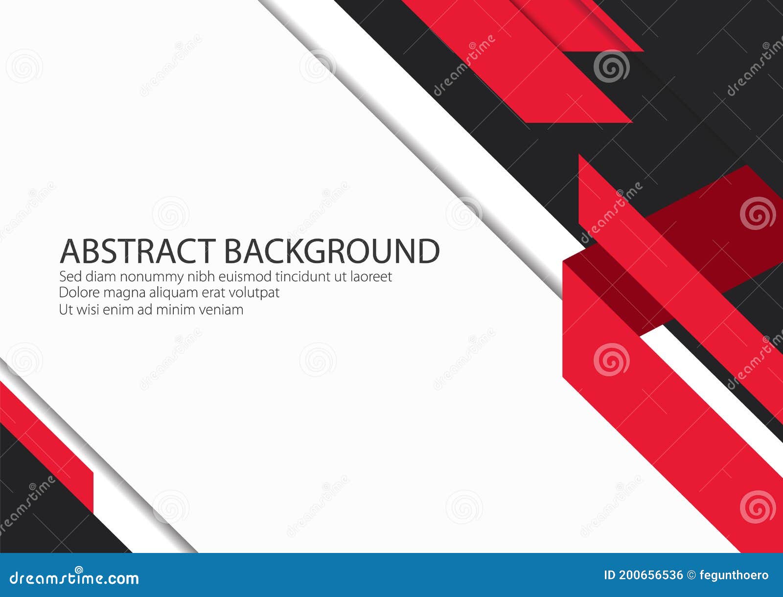 White Background with Red Color Line Solid Shape. Modern Design Graphic ...