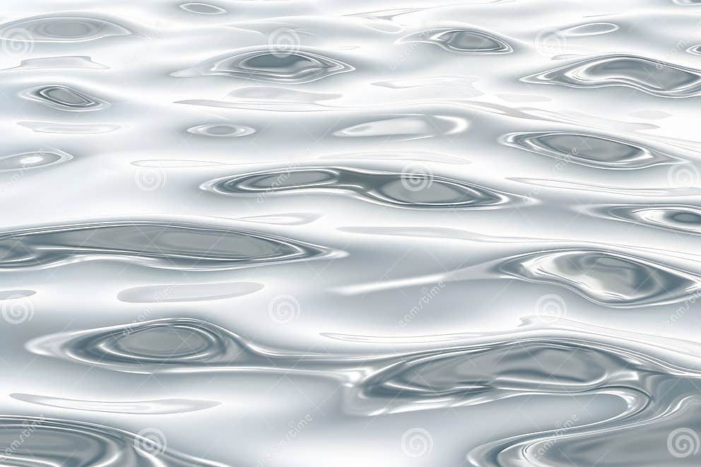 Abstract Silver Water Ripples Texture Stock Illustration - Illustration ...