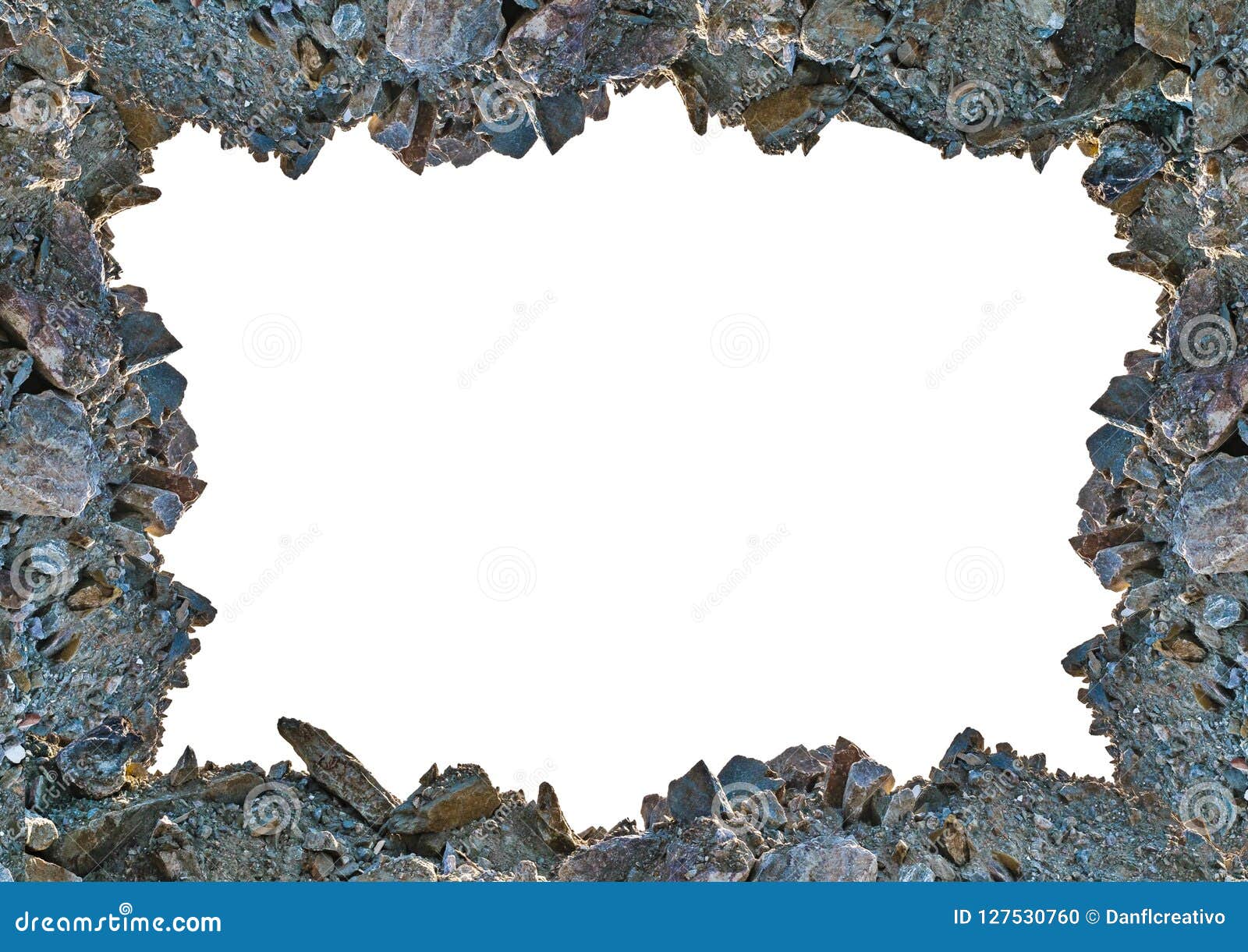 White Background with Rock Edges Stock Photo - Image of background ...