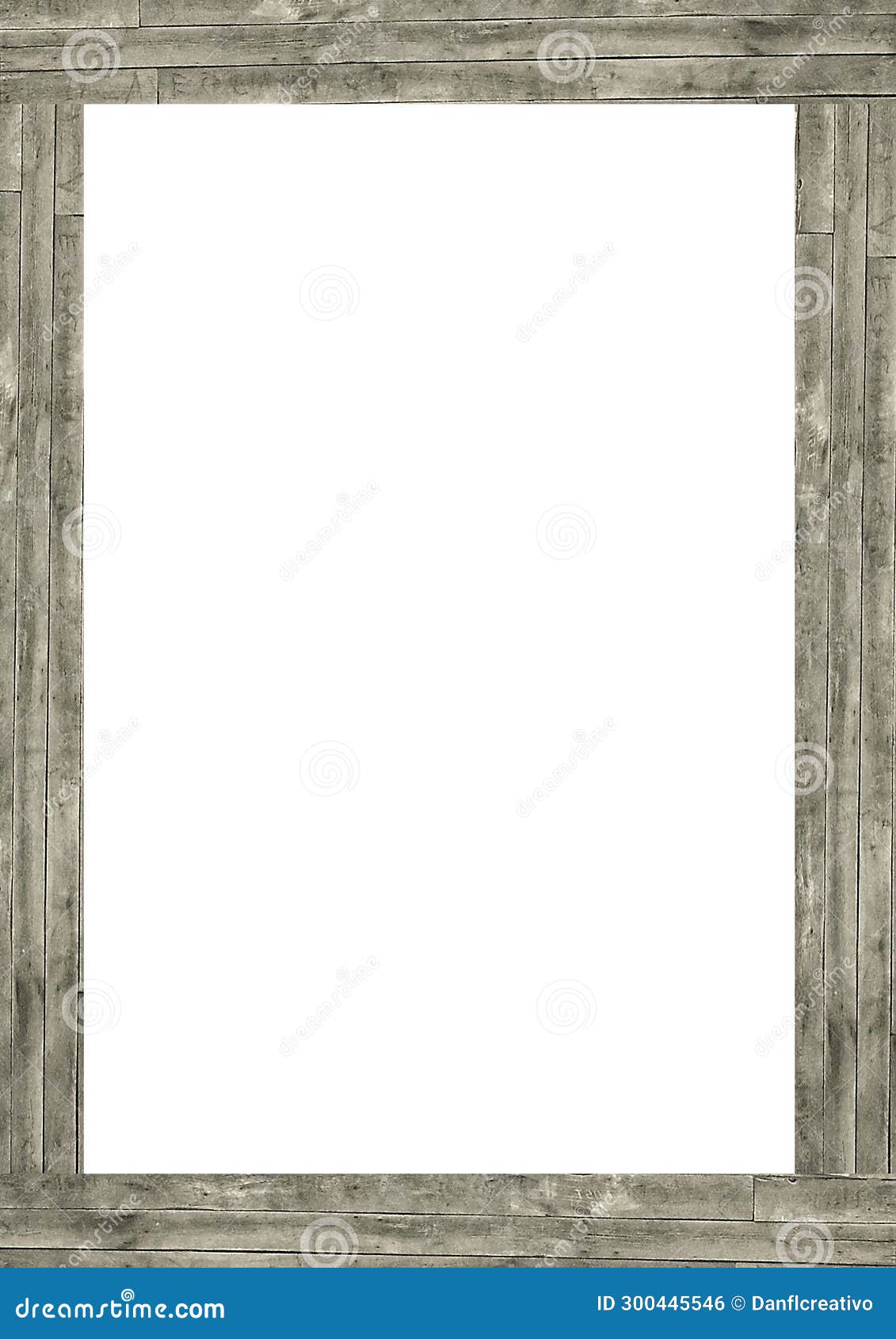 White Background with Rustic Wooden Borders Stock Photo - Image of ...