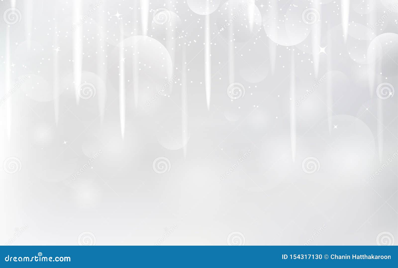 White Background, Shooting Stars Falling Shimmer Sparkle Silver Light ...