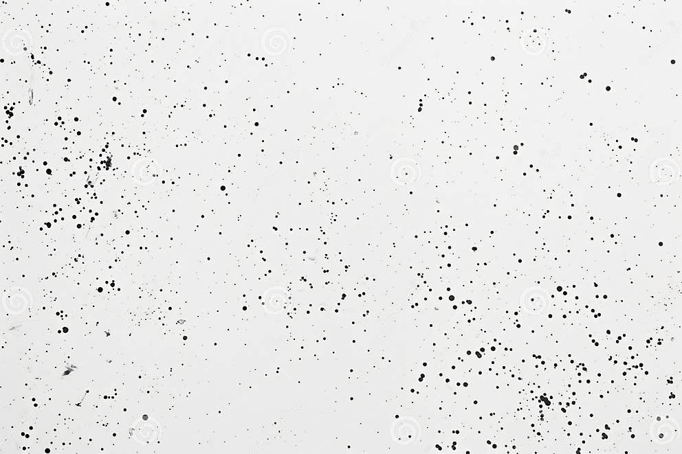 Abstract White Background with Black Splatter Stock Illustration ...