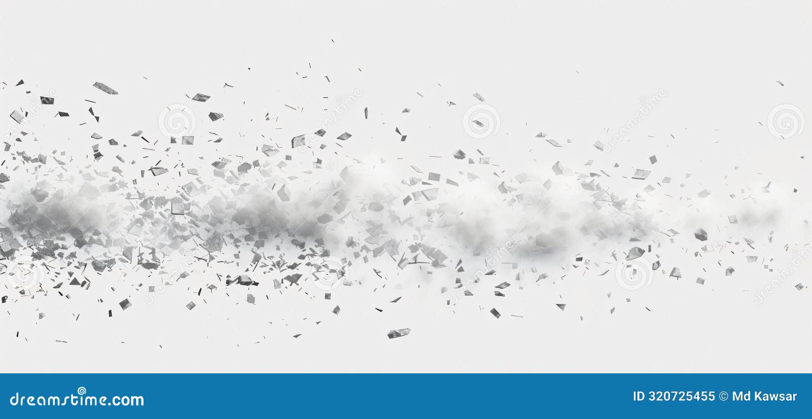 White Background with Black Dust Particles Stock Illustration ...