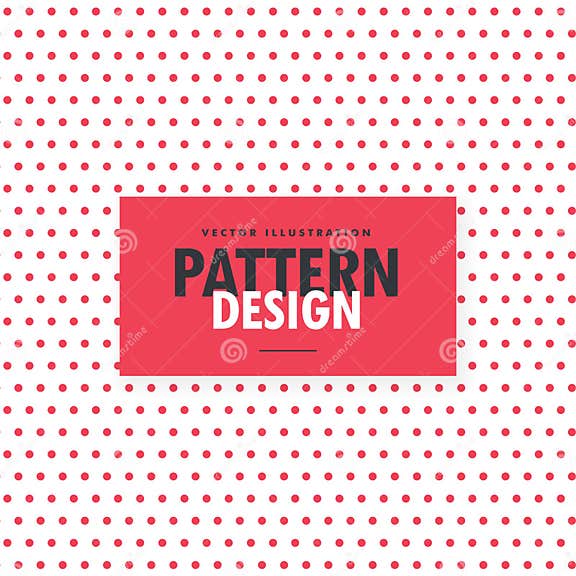 White Background with Small Red Dots Stock Vector - Illustration of ...
