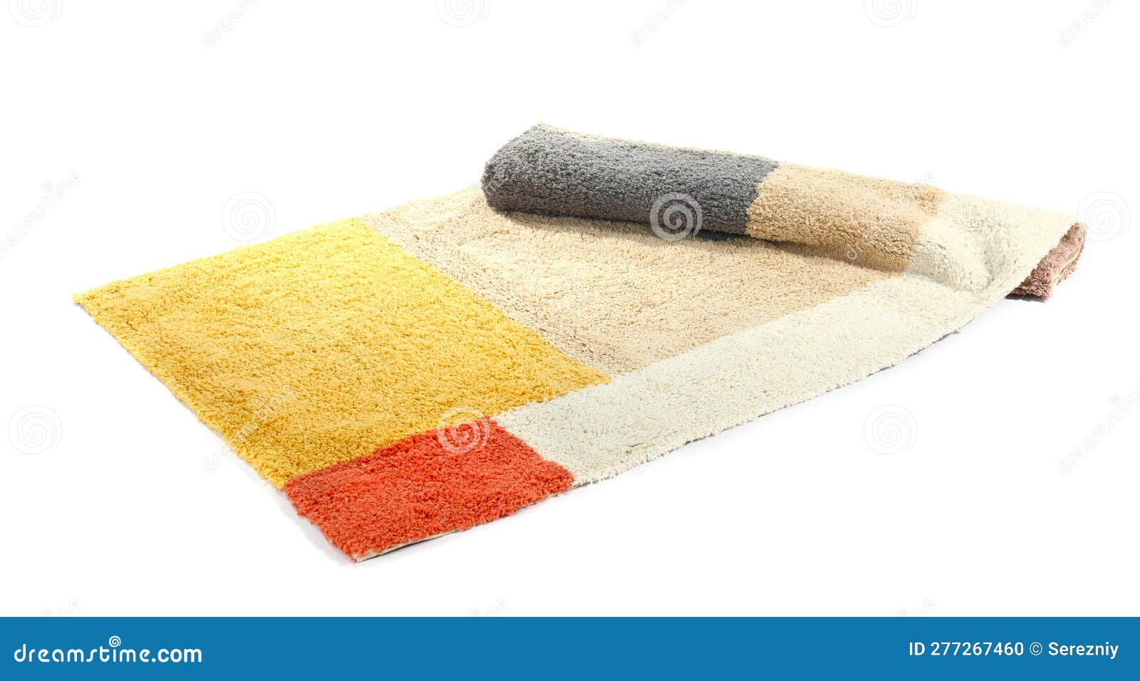 Soft Carpet on White Background Stock Photo - Image of clean, abstract ...