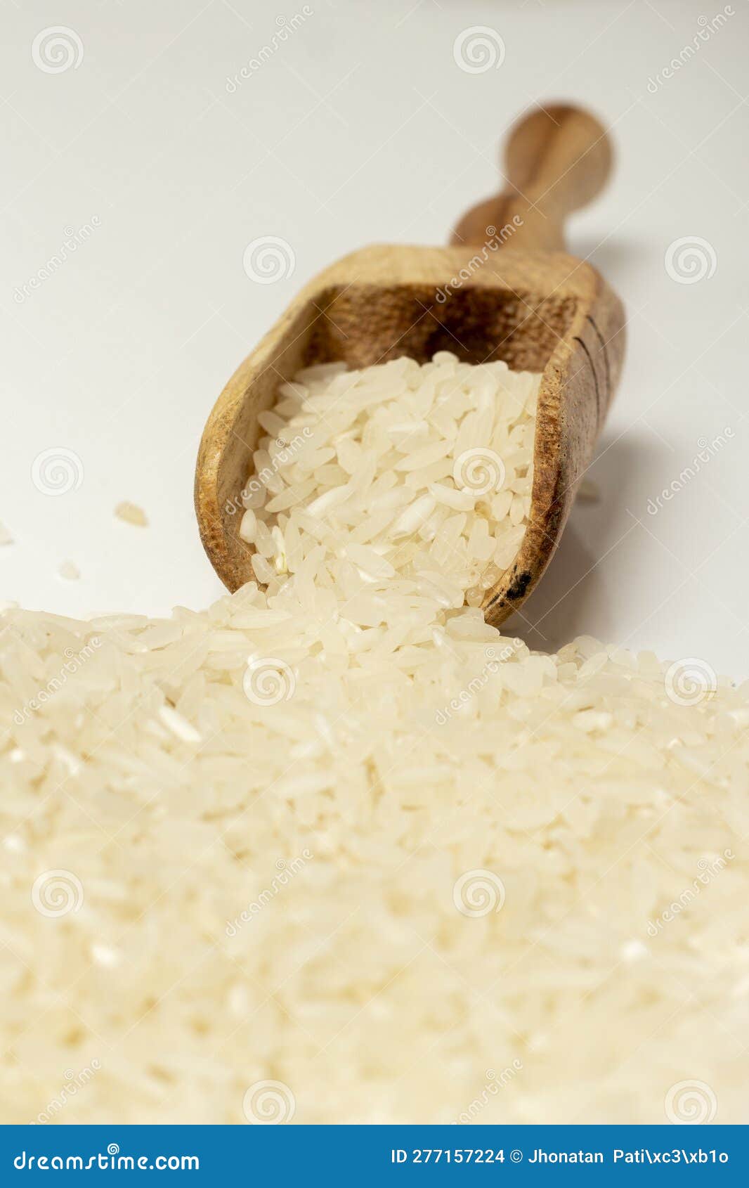 White Background - Spilled Rice Grains Stock Photo - Image of eating ...