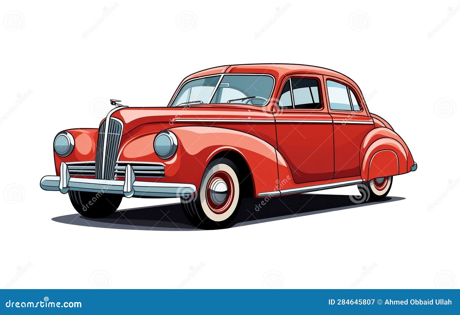 White Background Sticker Car Stock Illustration - Illustration of ...
