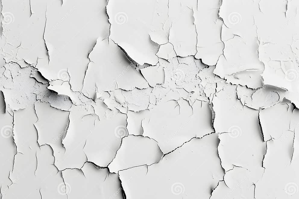 White Peeling Paint Wall Texture Background Stock Illustration - Illustration of design, classic ...