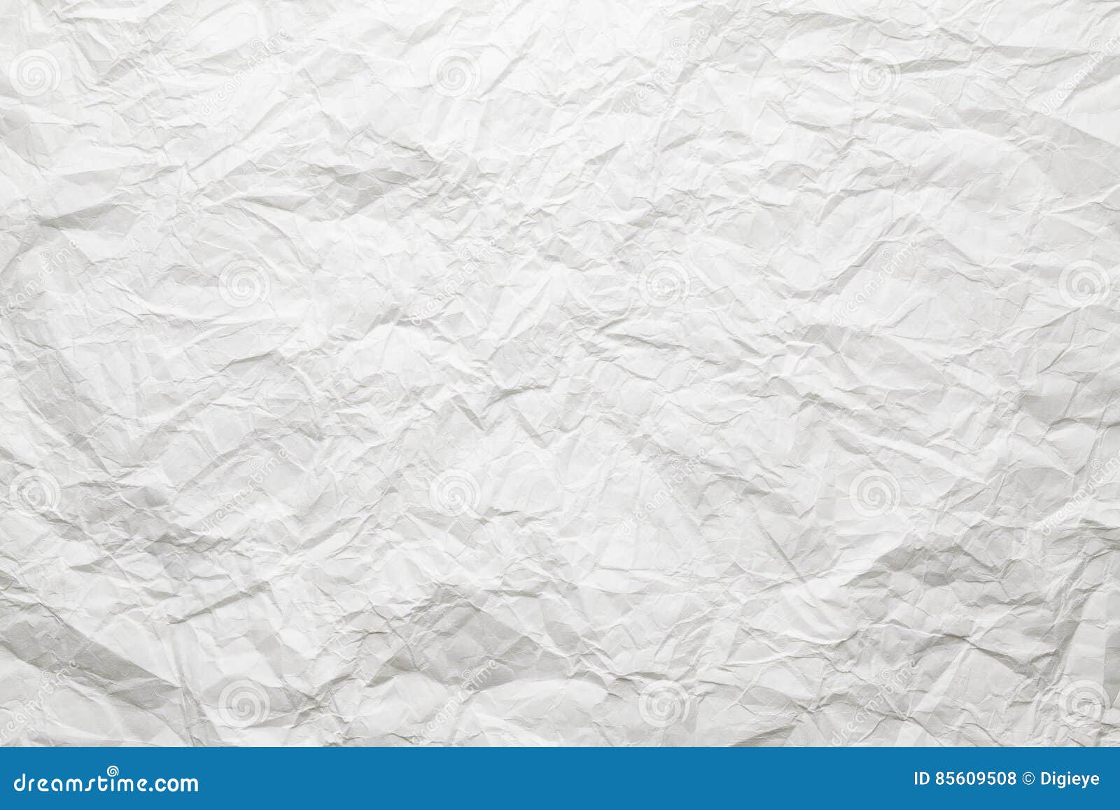 White Background or Texture - Creased Paper Stock Photo - Image of ...