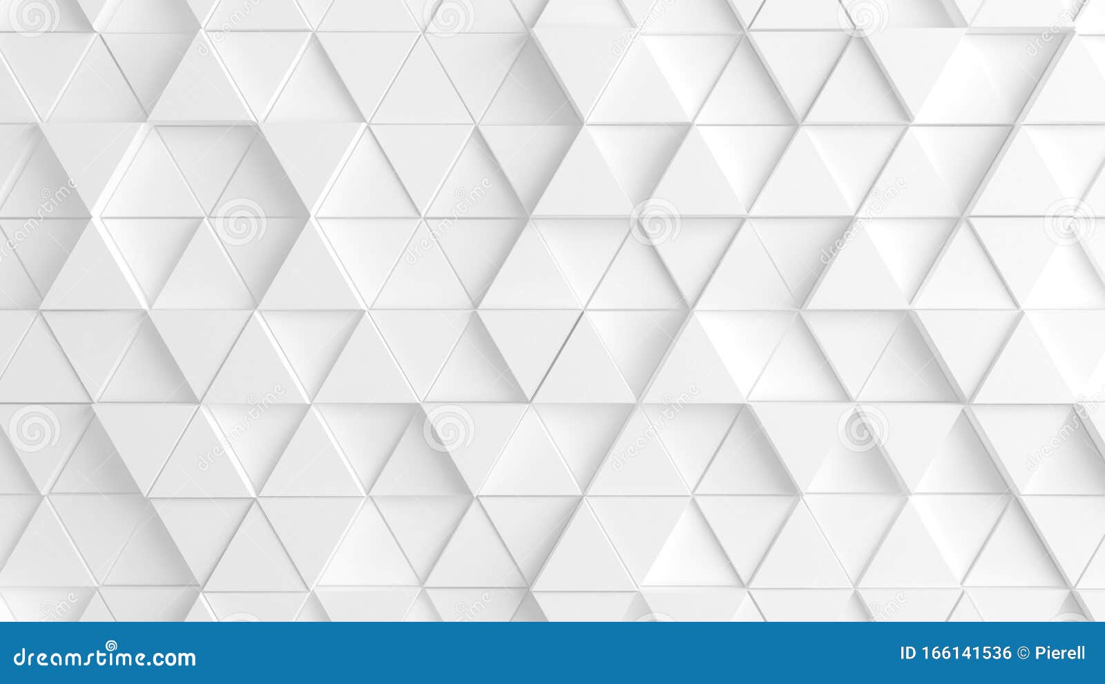White Background with Triangles. 3d Image, 3d Rendering Stock ...