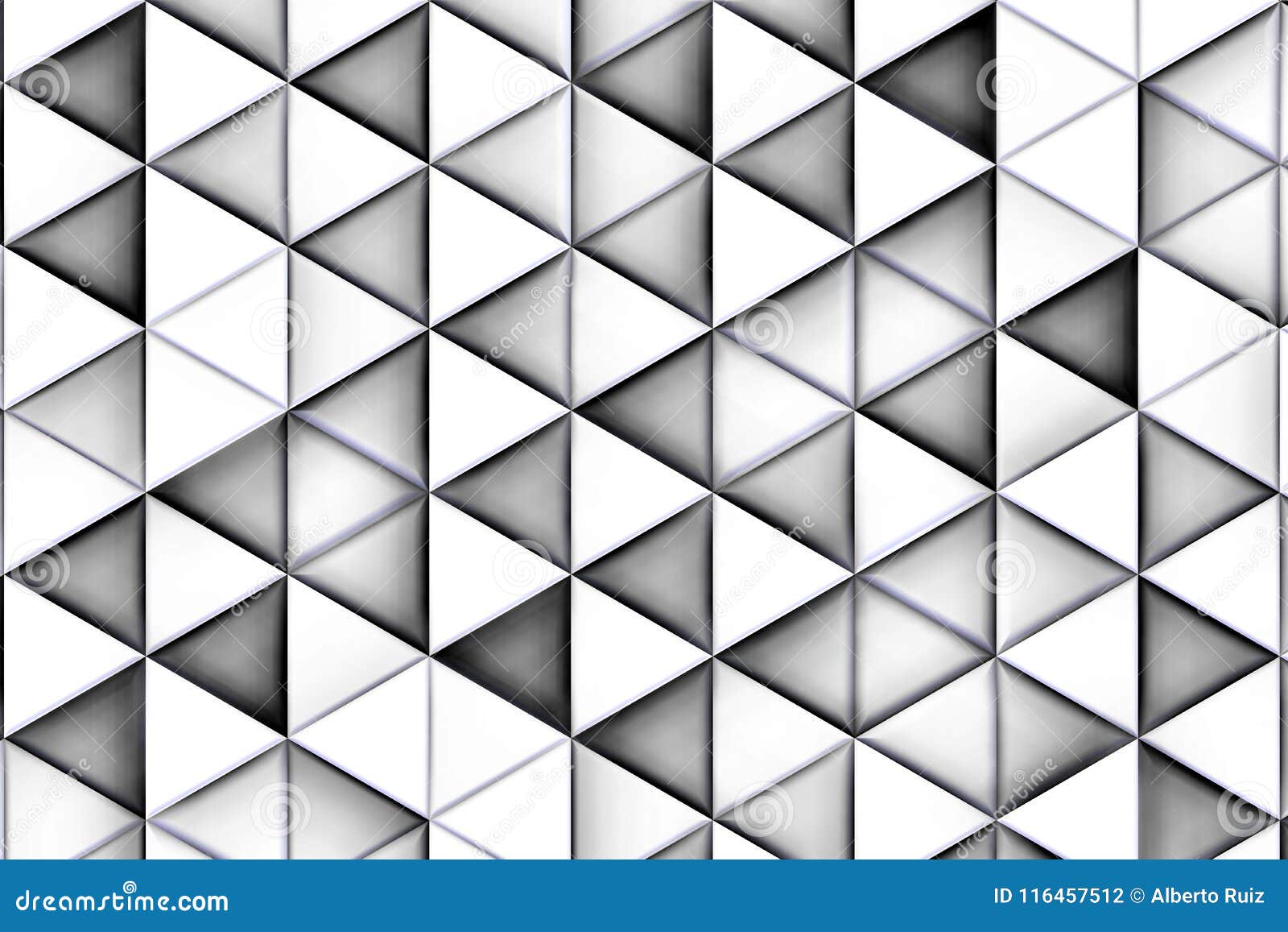 White Background with White Triangles and Shadows Stock Illustration ...