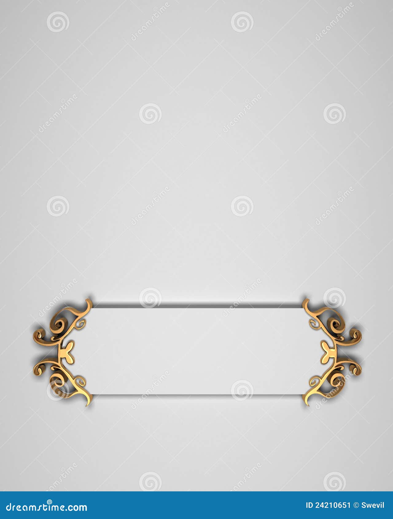 White Background with White Band Stock Illustration - Illustration of ...