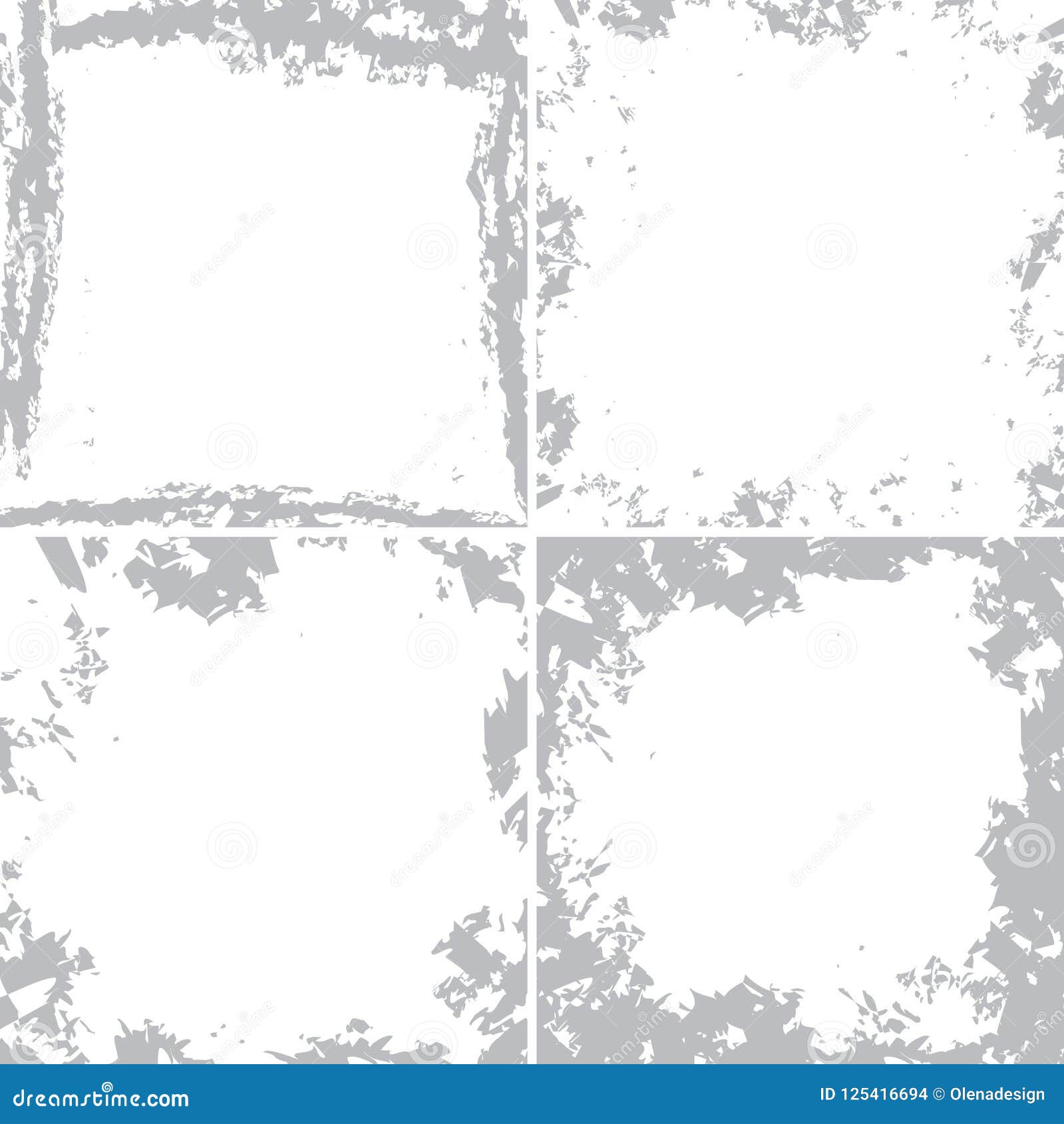White Backgrounds with Grunge Frames - Vector Set Stock Vector ...