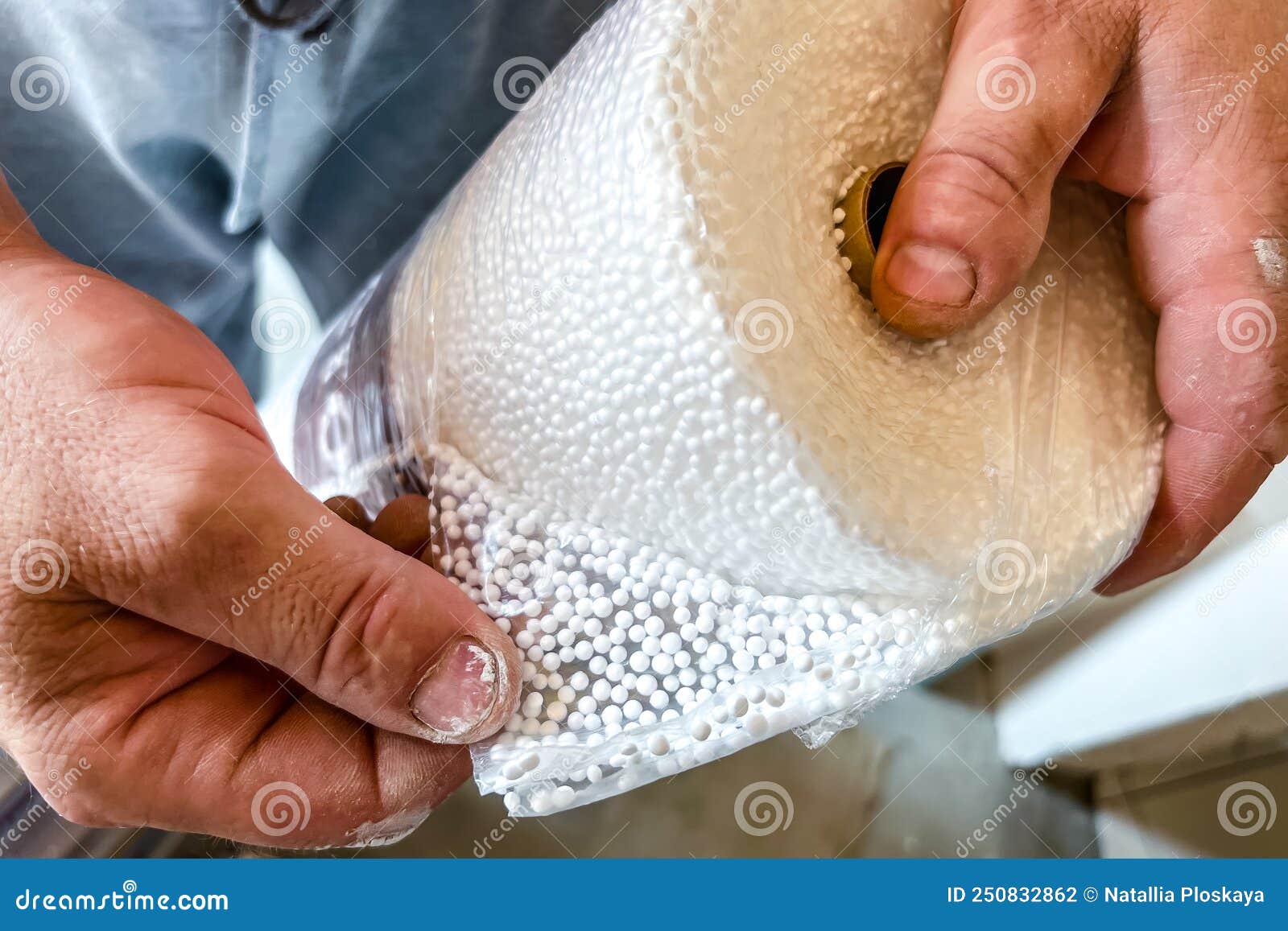 White Backing before Laying the Laminate - a Layer of Thermal ...