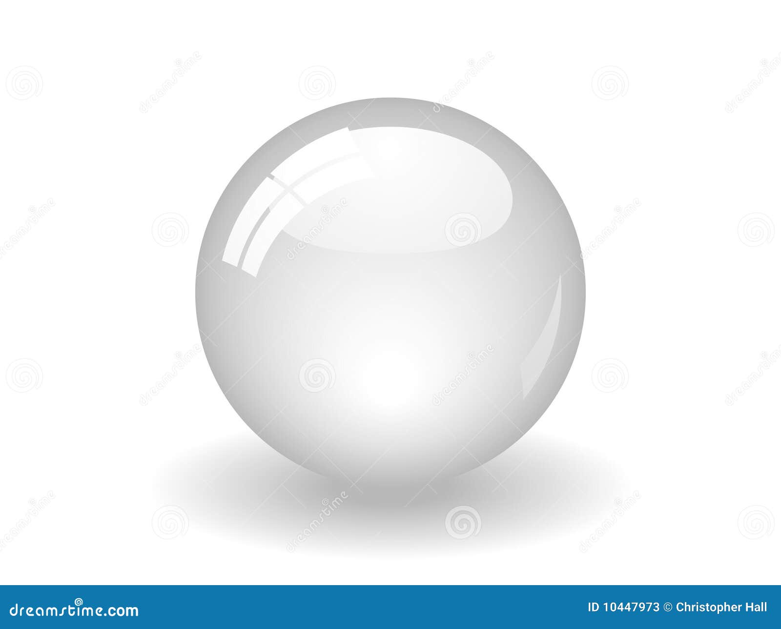 White Ball stock vector. Illustration of graphic, white - 10447973
