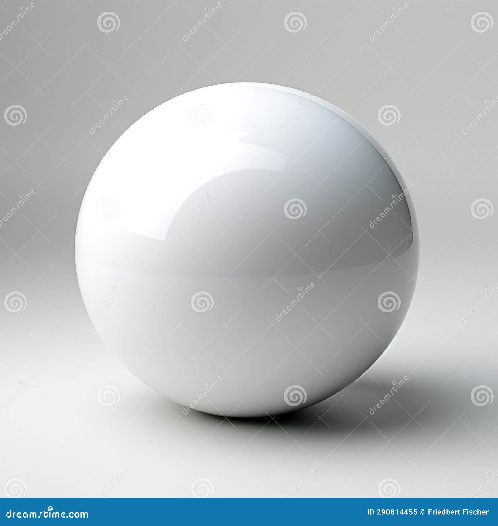 A White Ball Sitting on Top of a Table. Stock Illustration ...