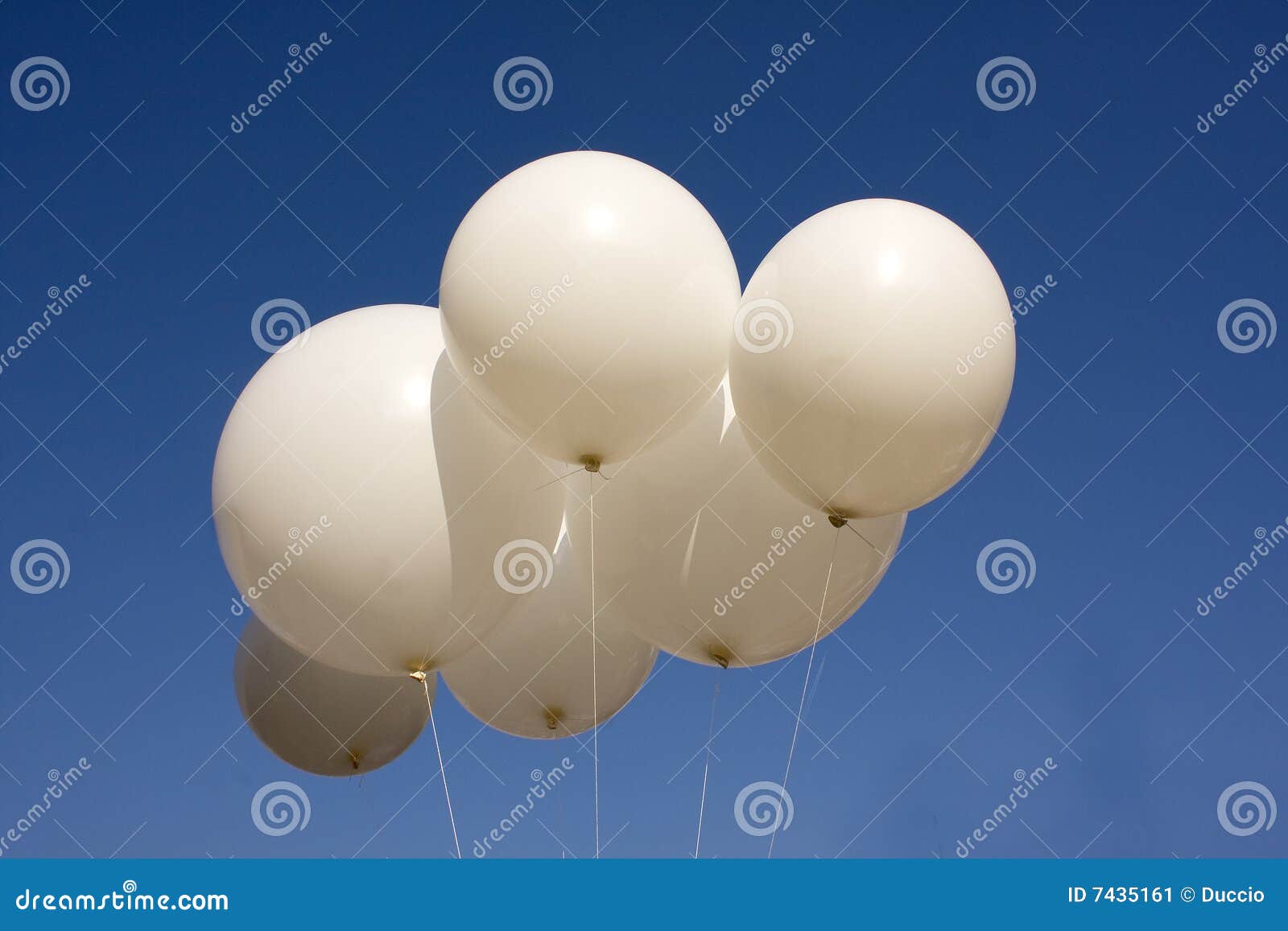 White balloons stock image. Image of entertainment, legareleggero - 7435161