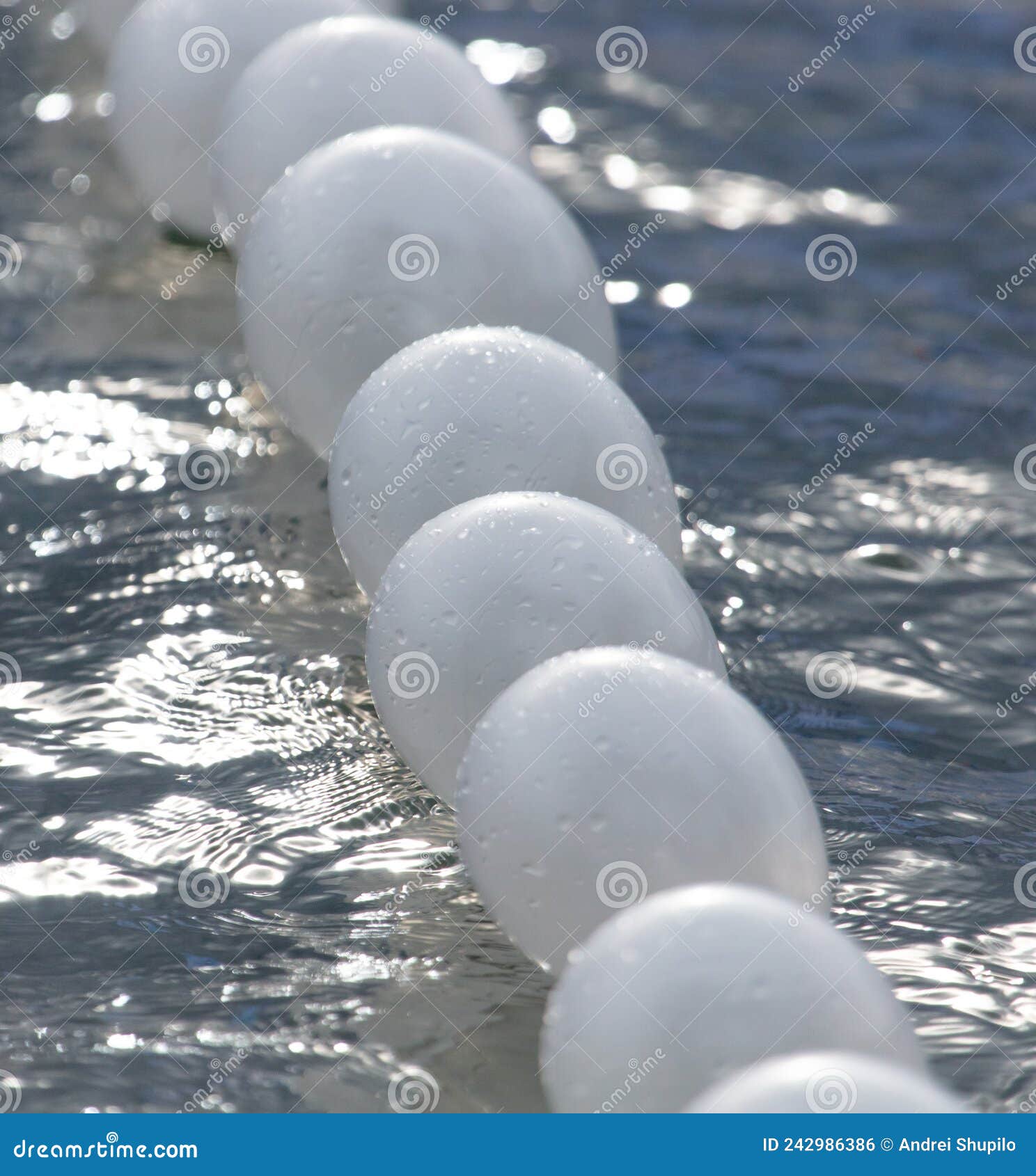 White Balls Float on the Water Stock Photo - Image of ball, bath: 242986386