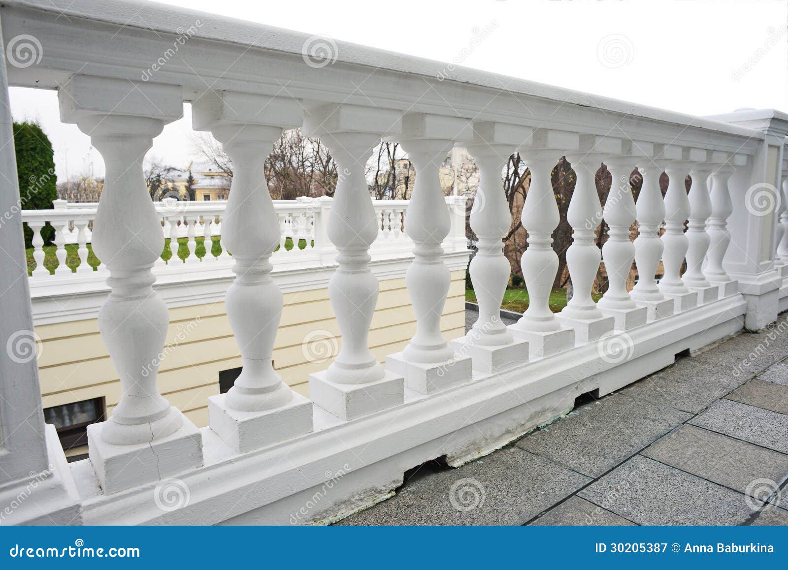 Balustrade with pillar stock image. Image of element - 30205387