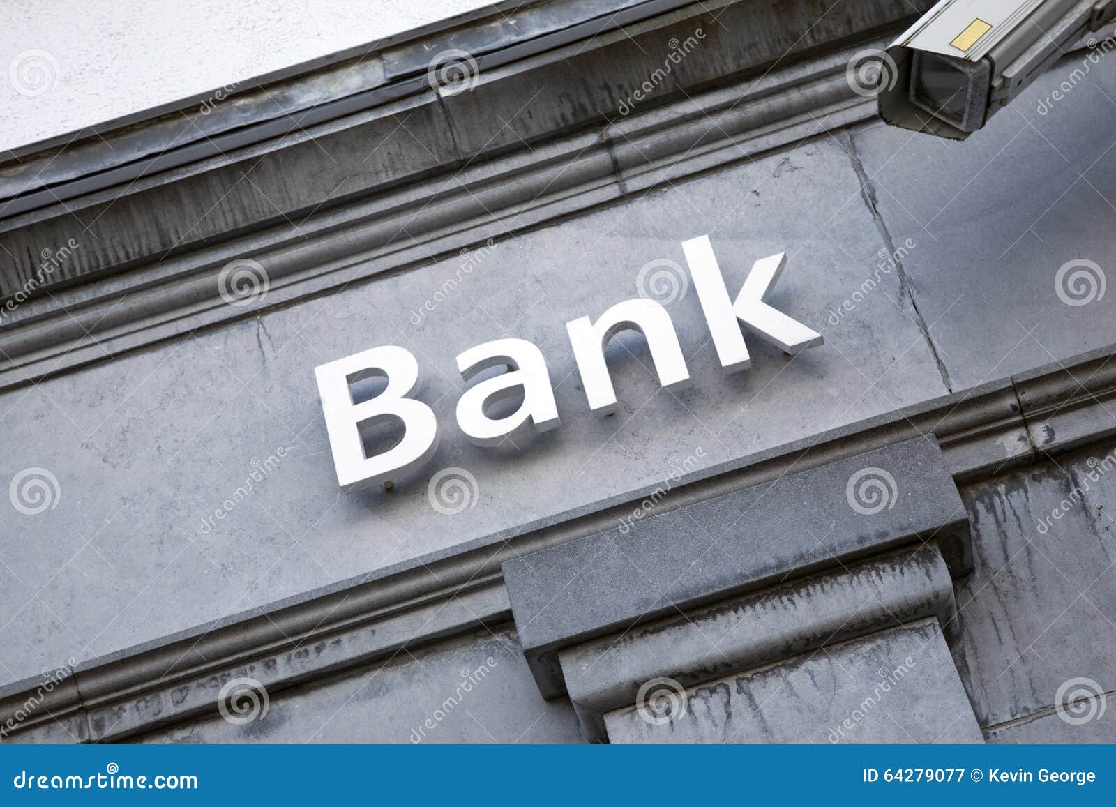 White Bank Sign stock image. Image of diagonal, bank - 64279077