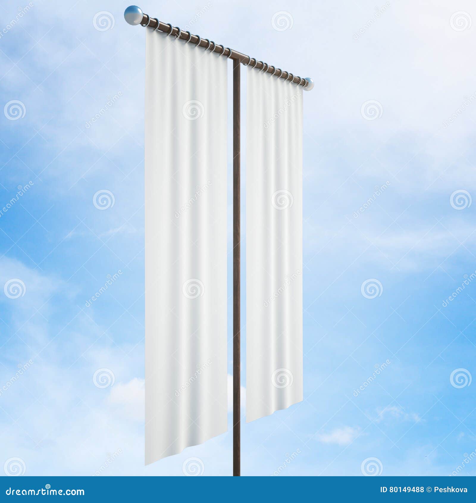 White banner side stock illustration. Illustration of abstract - 80149488