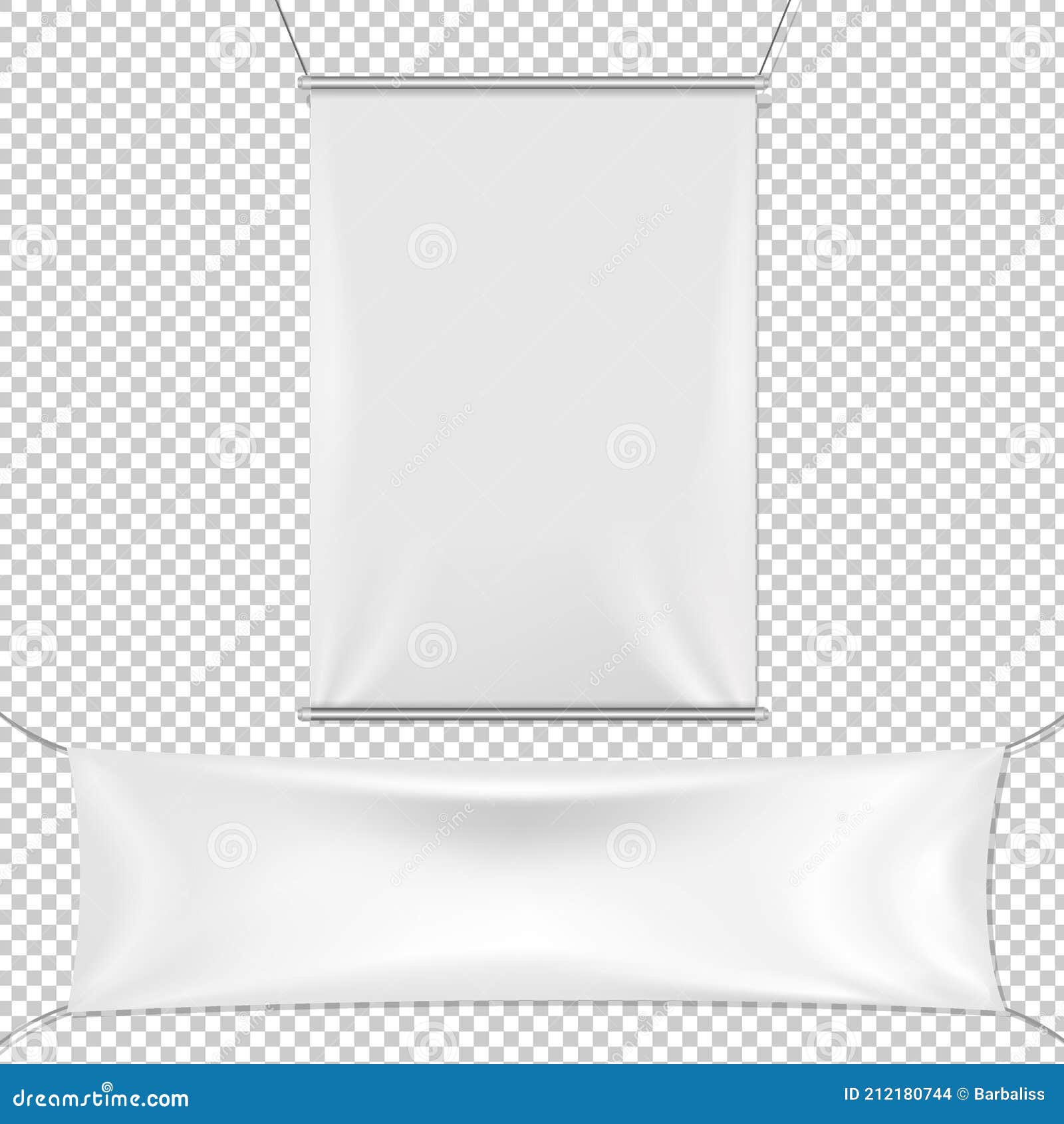 White Banners Set stock vector. Illustration of special - 212180744