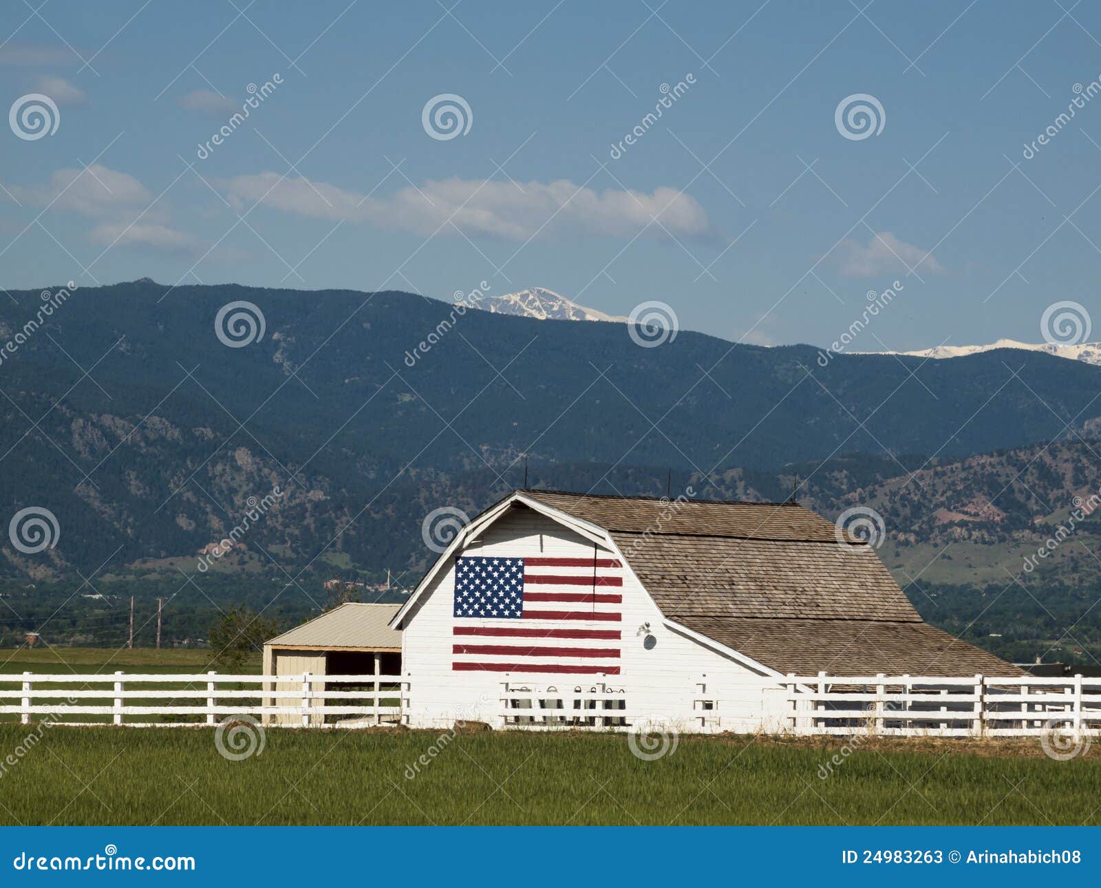 White Barn stock image. Image of condition, peaks, barn - 24983263