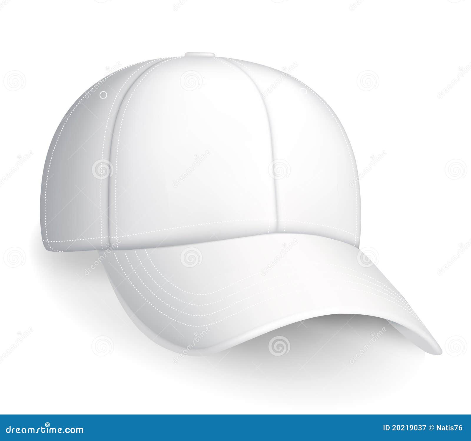 White Baseball Cap, Vector, Corel Draw | CartoonDealer.com #211746039