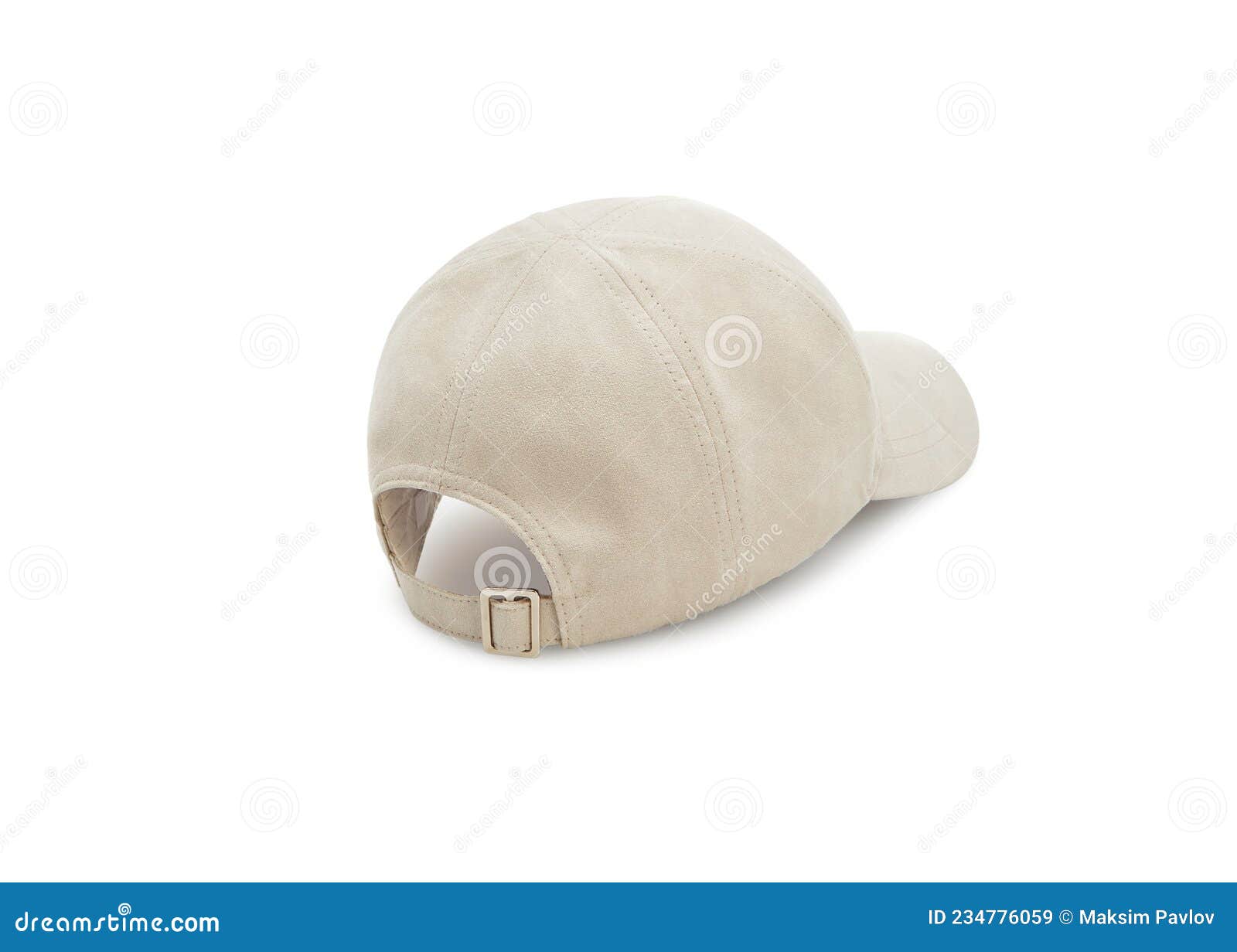 White Baseball Cap Isolated on White Background. Baseball Cap in Angles ...