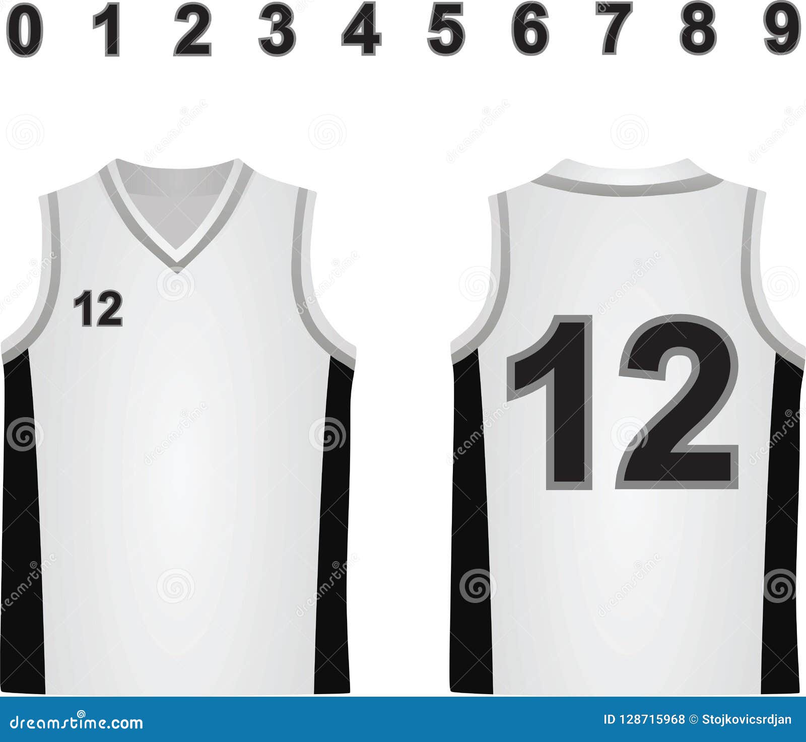 White basketball jersey stock vector. Illustration of mock - 128715968 White basketball jersey stock vector. Illustration of mock - 128715968