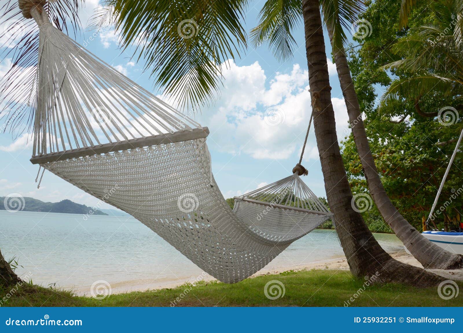 White beach swing stock image. Image of rest, nature - 25932251