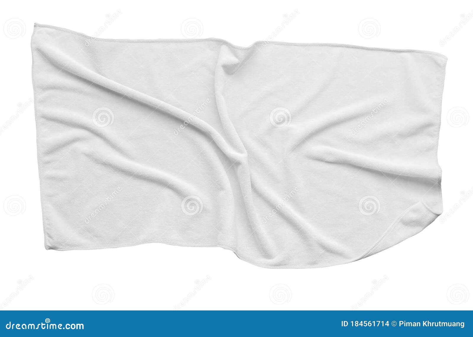 White Beach Towel Isolated White Stock Photo - Image of cotton, pool ...
