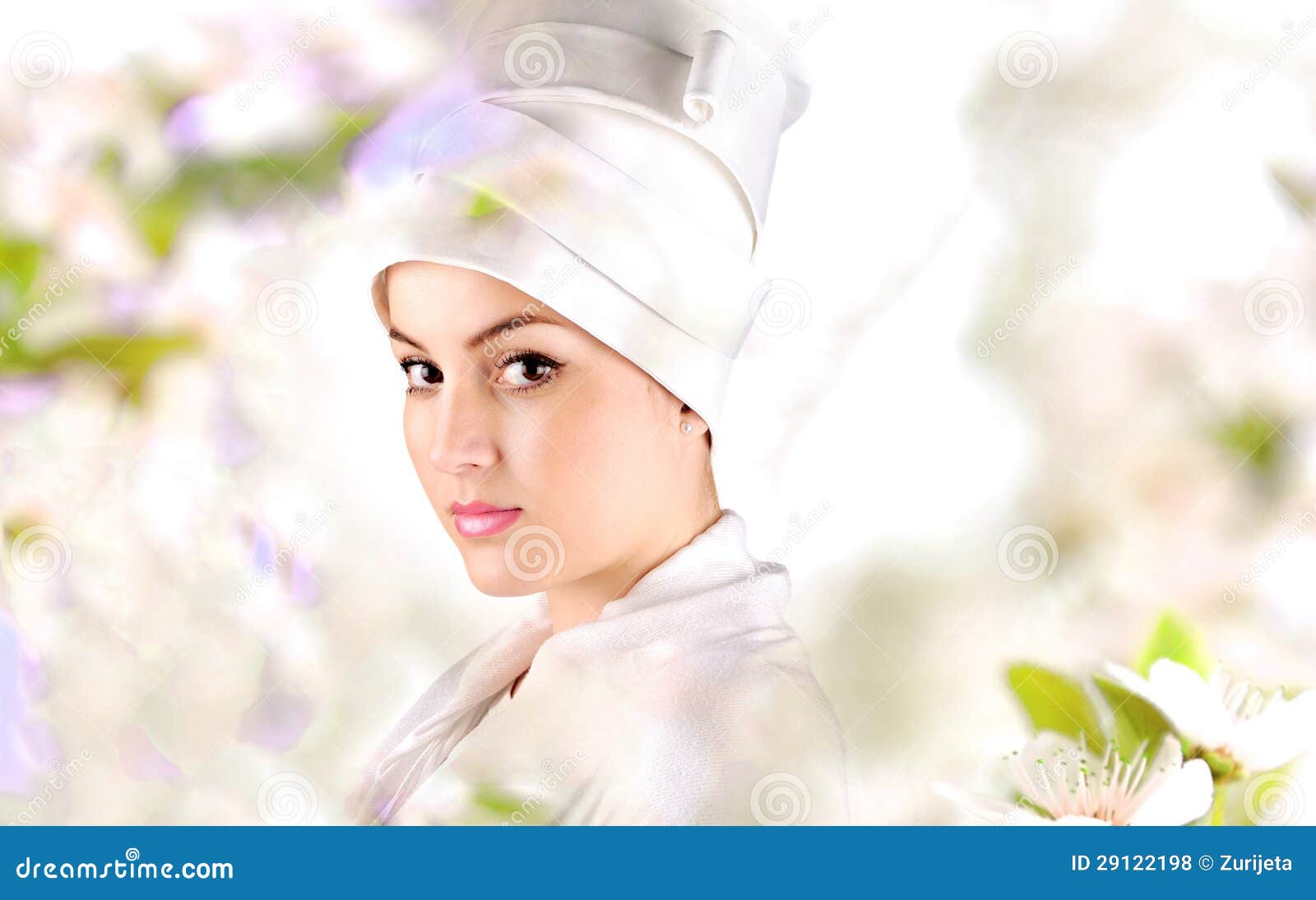 White beautiful geisha stock photo. Image of girl, performance - 29122198