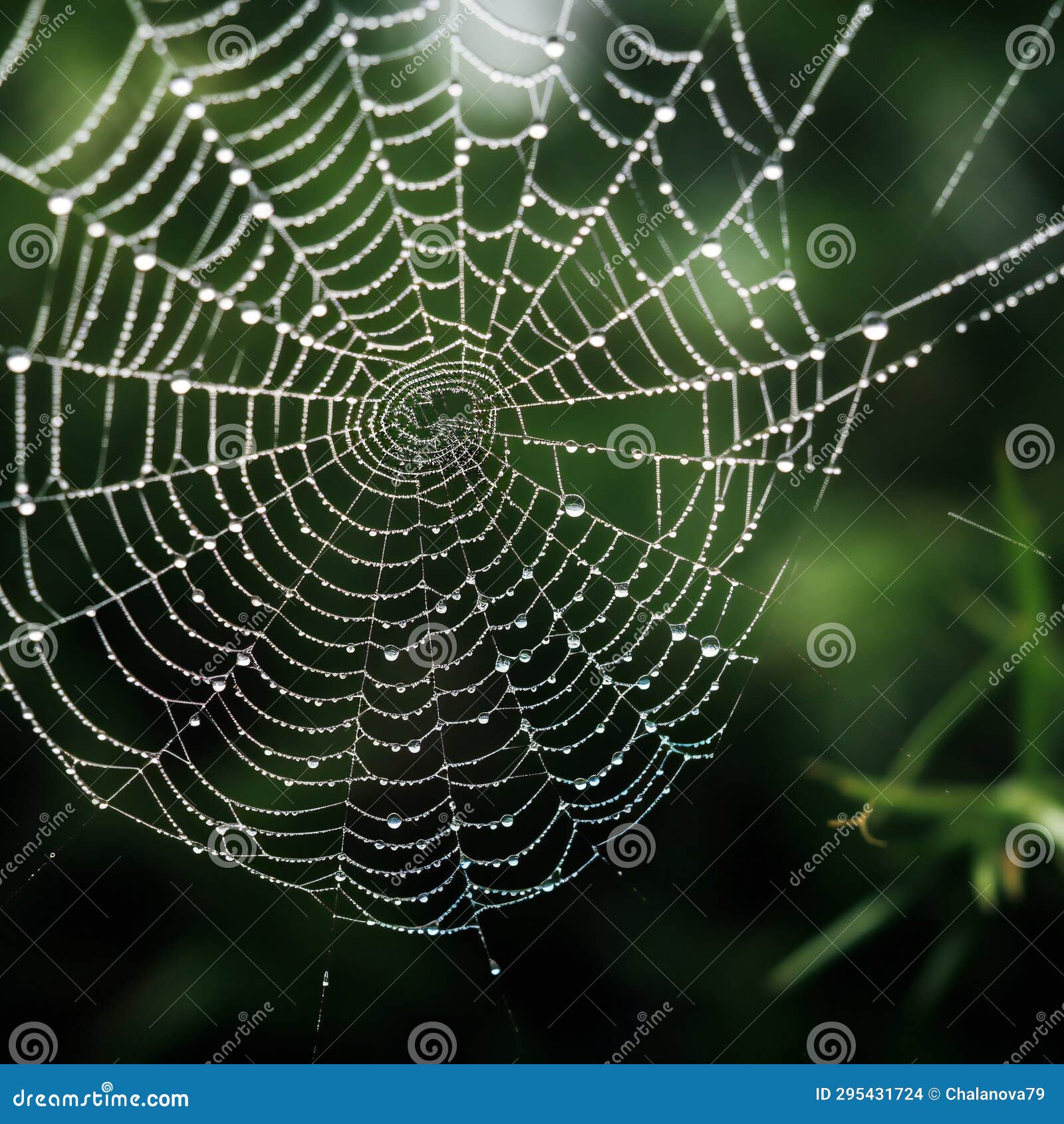 White Beautiful Spider Web Outside Close Up Stock Photo - Image of ...