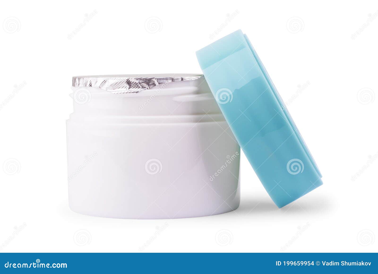 White Beauty Cream Top View Stock Photo - Image of toothpaste, blank ...